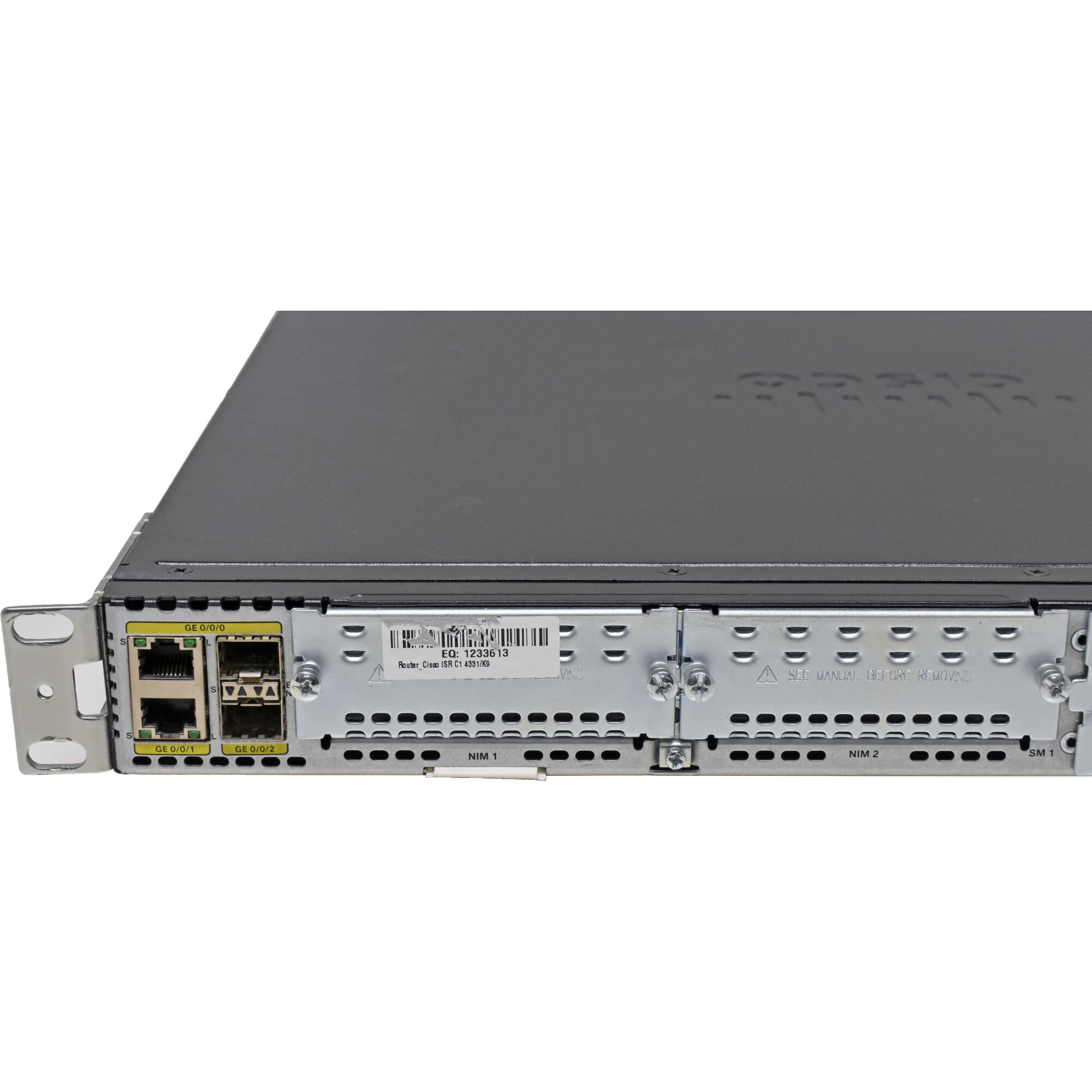 Cisco 4300 Series ISR4331/K9 GE Integrated Services Router +Rack Ears ...