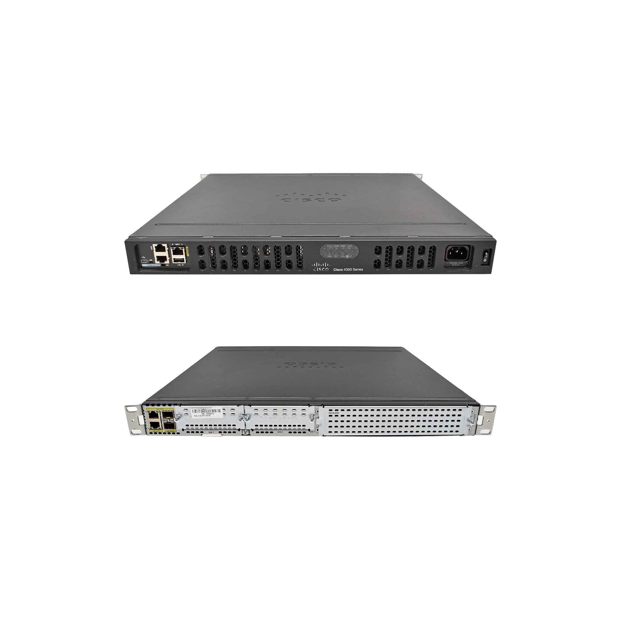 Cisco 4300 Series ISR4331/K9 GE Integrated Services Router +Rack Ears ...
