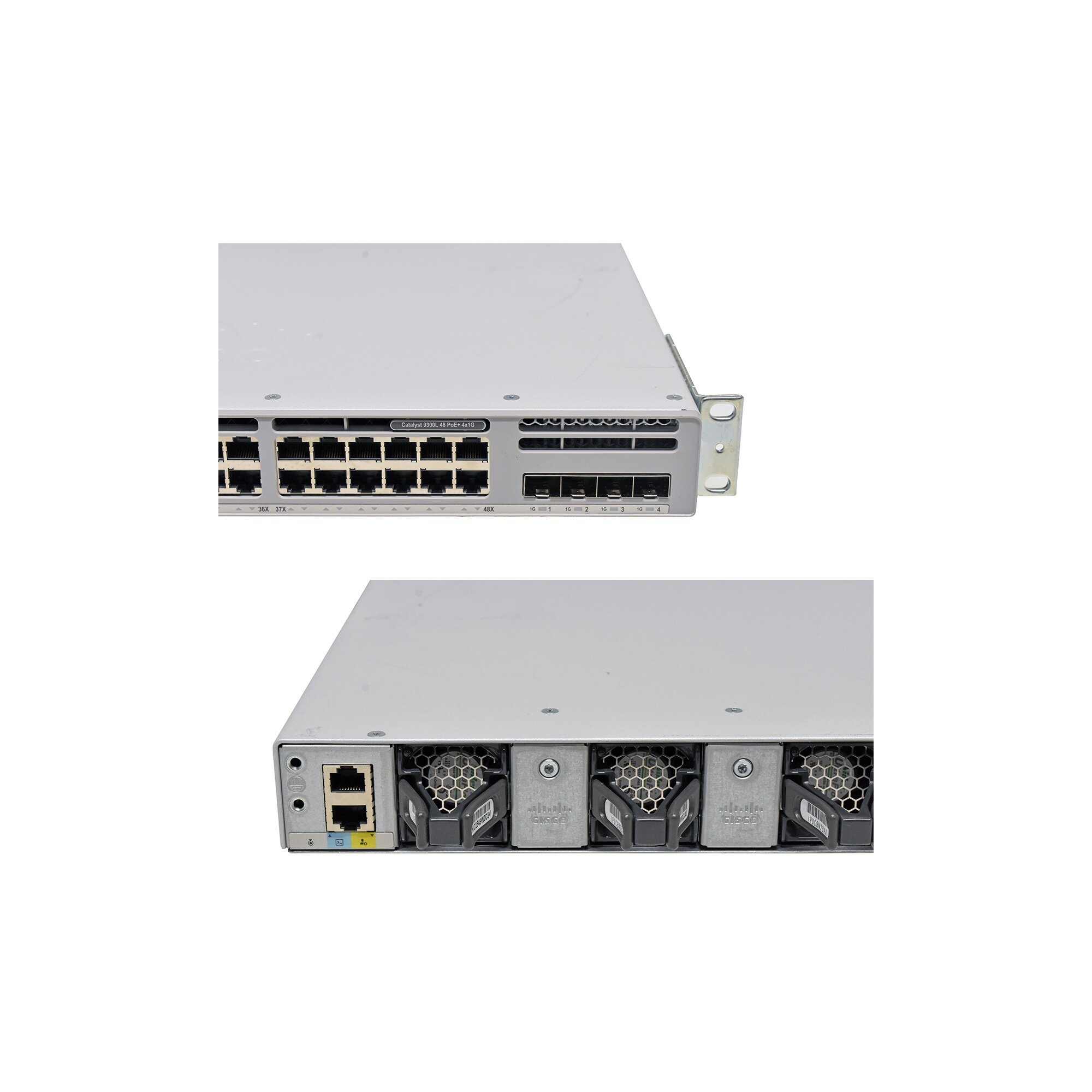 Cisco Catalyst C9300L-48P-4G-E 48-Port PoE+ GE Switch 4x 1G SFP 2x PSU ...
