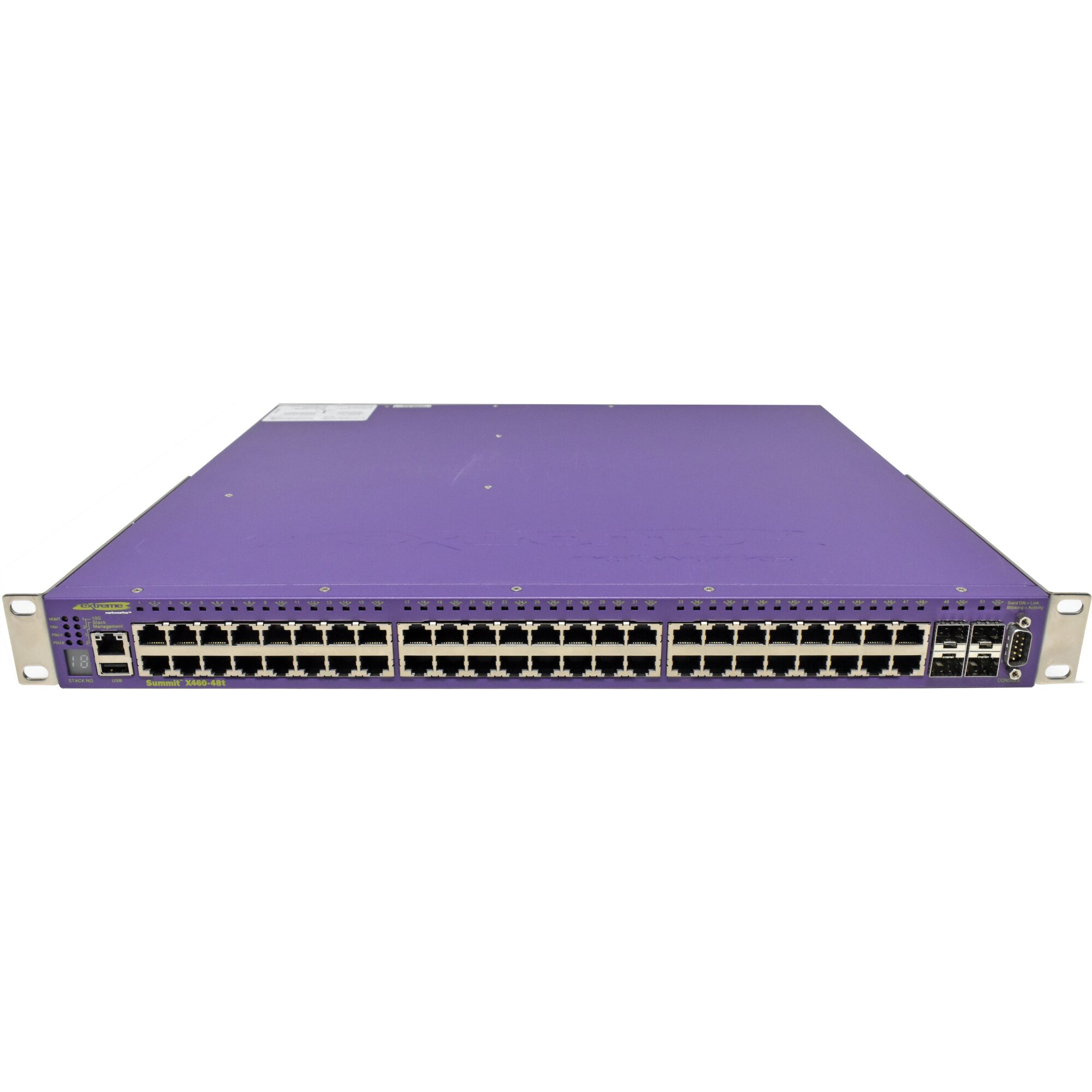 Extreme Networks Summit X460-48t 16402 48-Port RJ-45 GE Switch 4x 1G ...