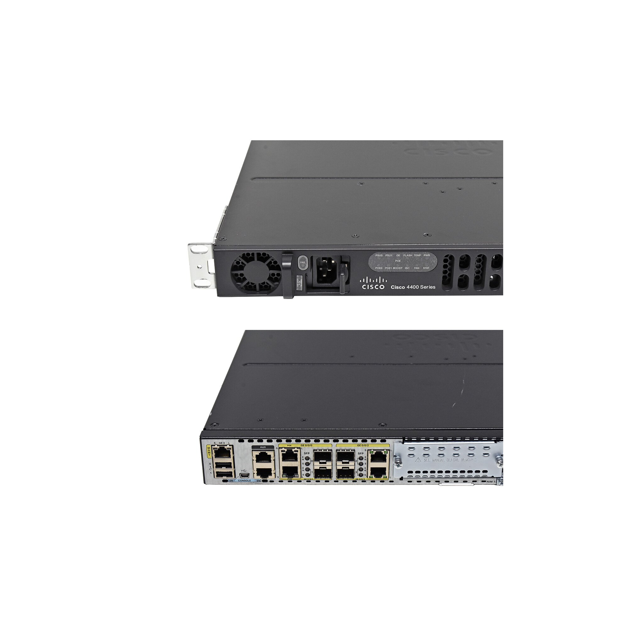 Cisco 4400 Series ISR4431/K9 GE Integrated Services Router +Rack Ears ...