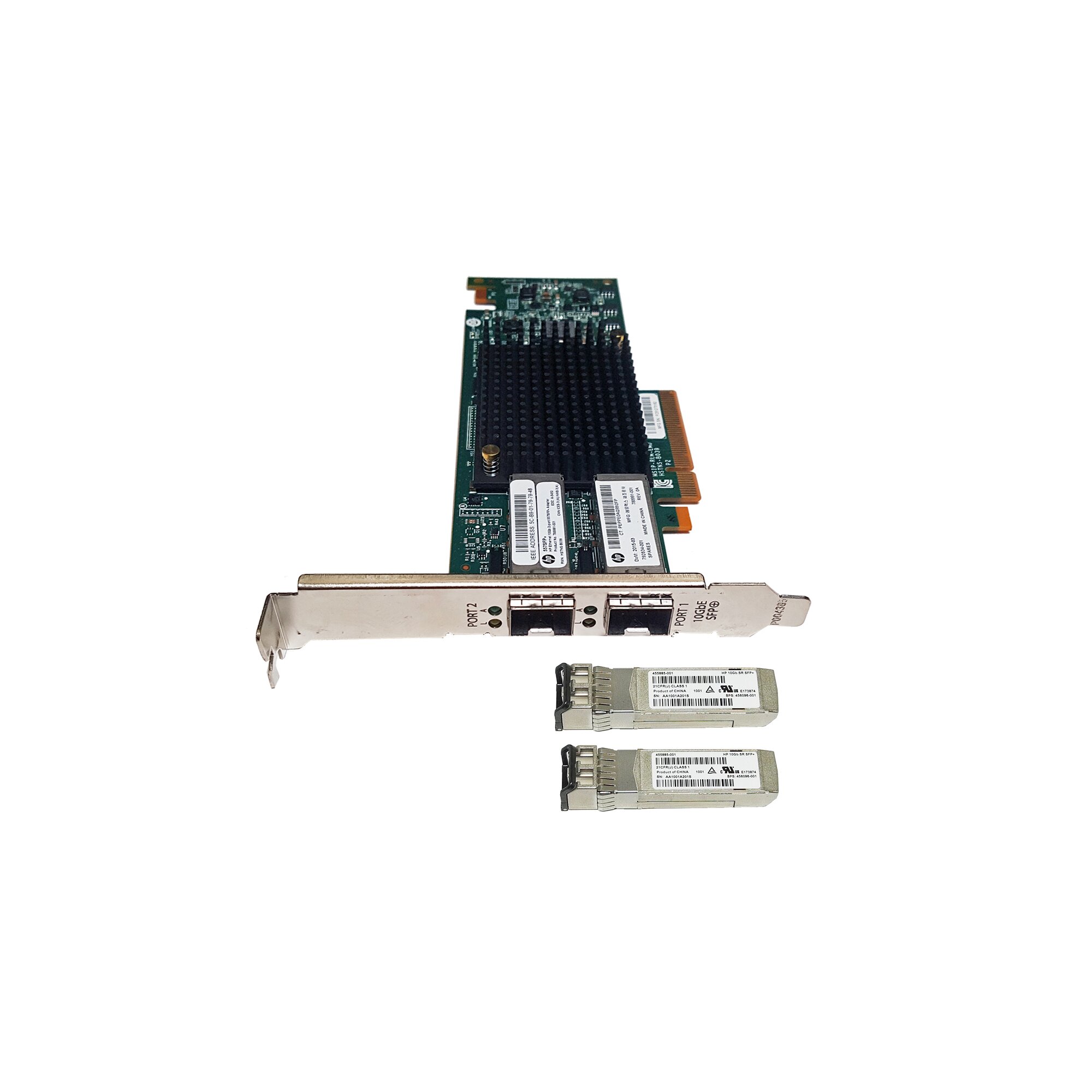 HP 557SFP+ Dual-Port 10GbE PCIe x8 Server Adapter 788991-001 792834-001 ...
