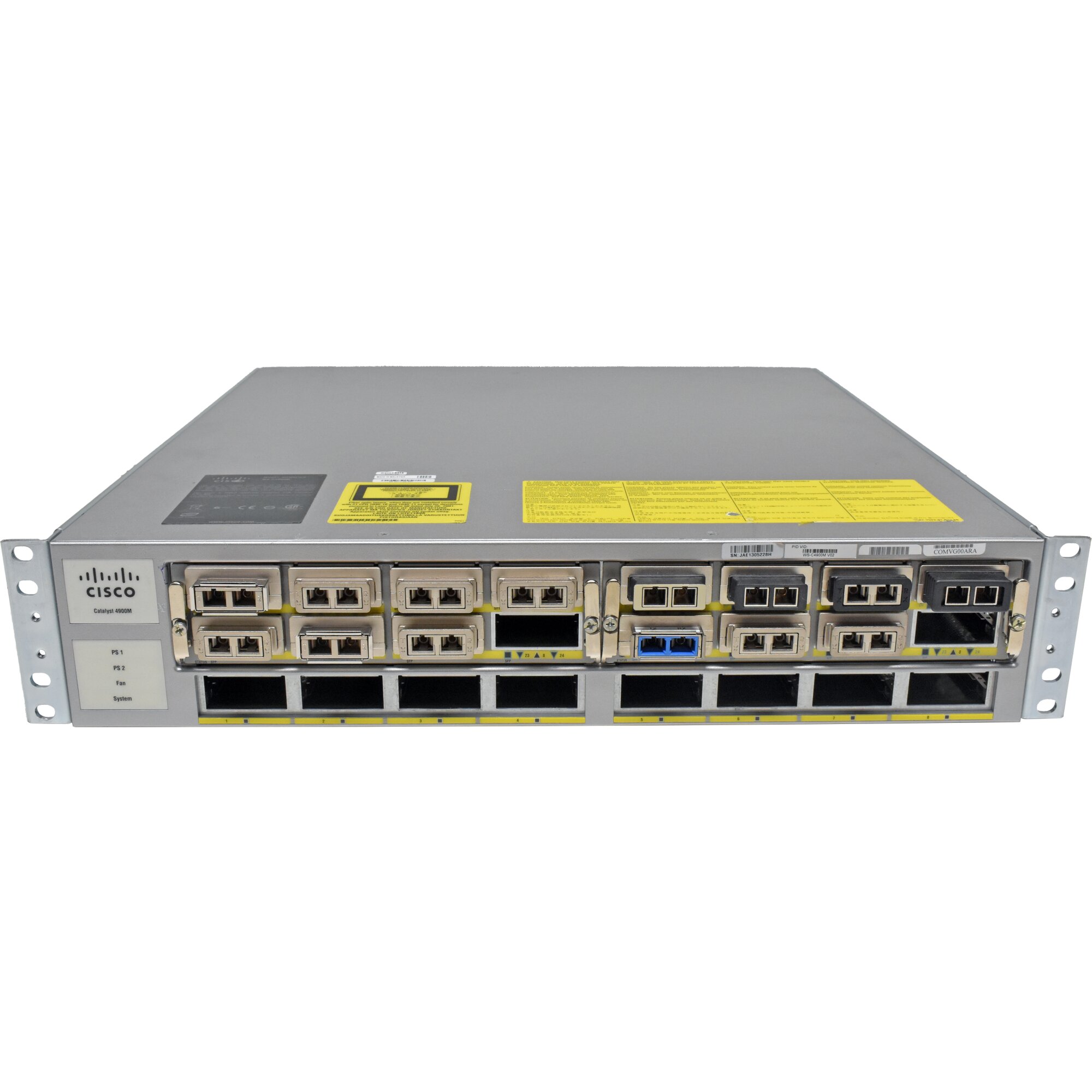 Cisco Catalyst WS-C4900M 68-2911-04 2x Module WS-X4908-10GE 2xPSU 14x ...