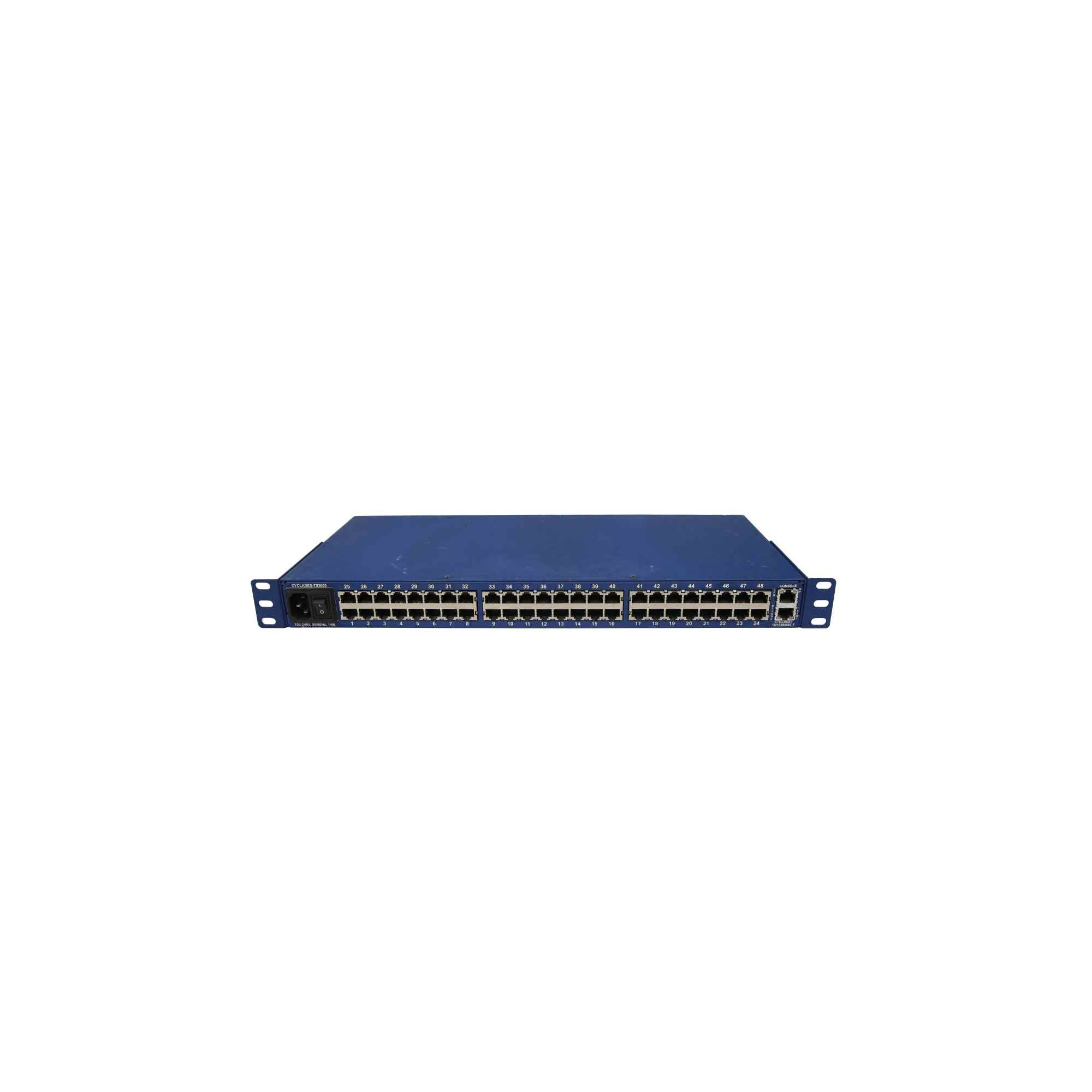 Cyclades-TS3000 48-Port RJ-45 RS-232 KVM Switch +Rack Ears - Piospartslap