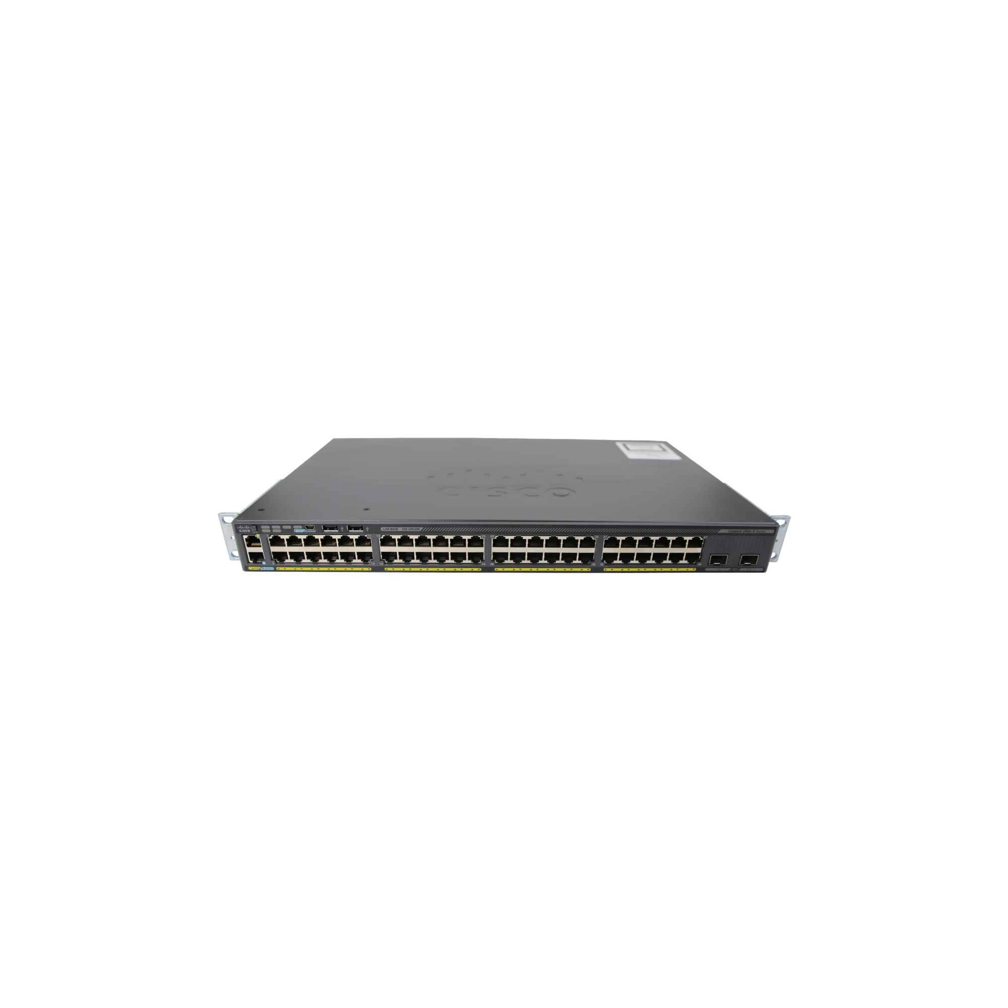 Cisco WS-C2960X-48TD-L 48-Port RJ-45 GE Switch 2x SFP+ Rack Ears ...