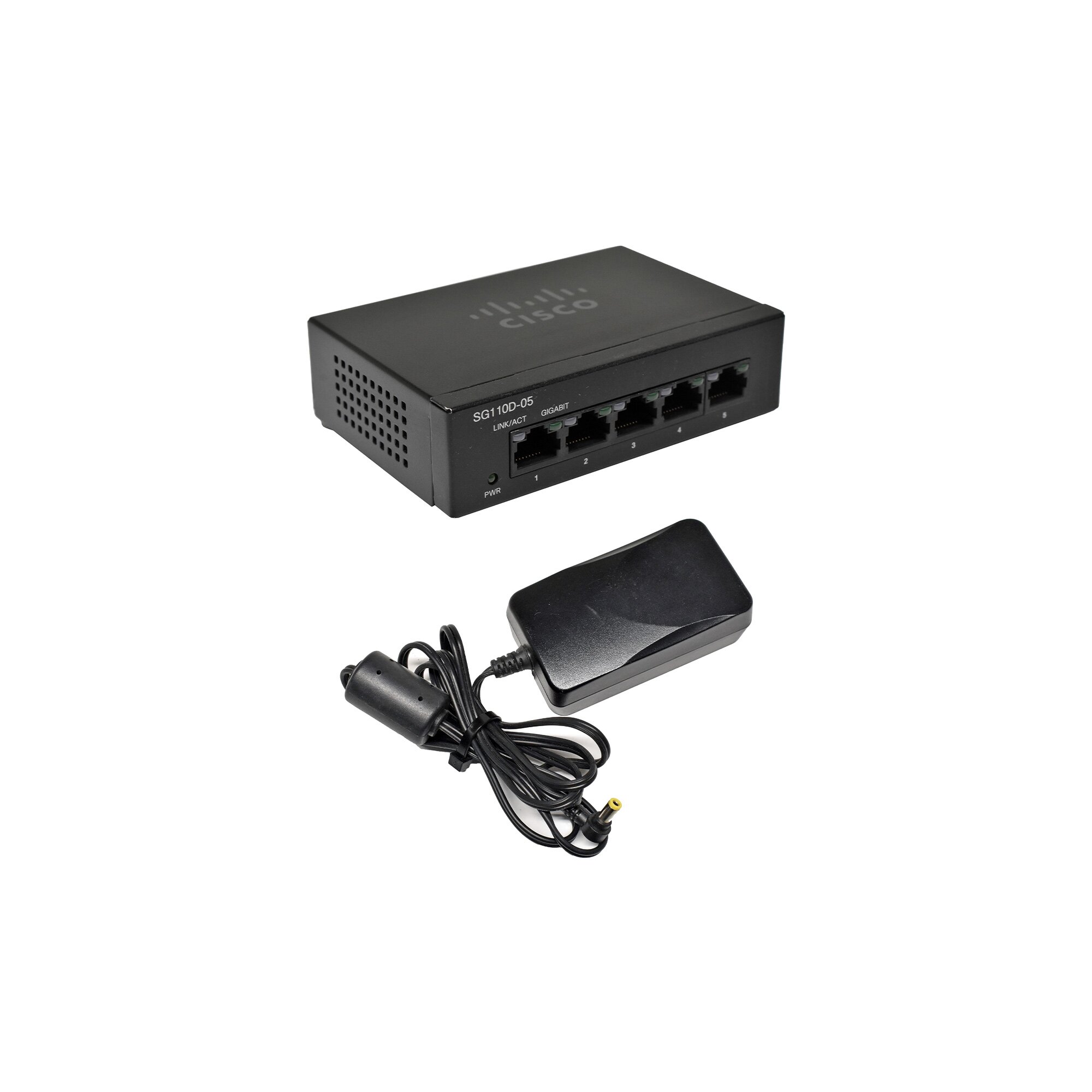 Cisco SG110D-05 5-Port RJ-45 GE unmanaged Desktop Switch + AC Adapter ...