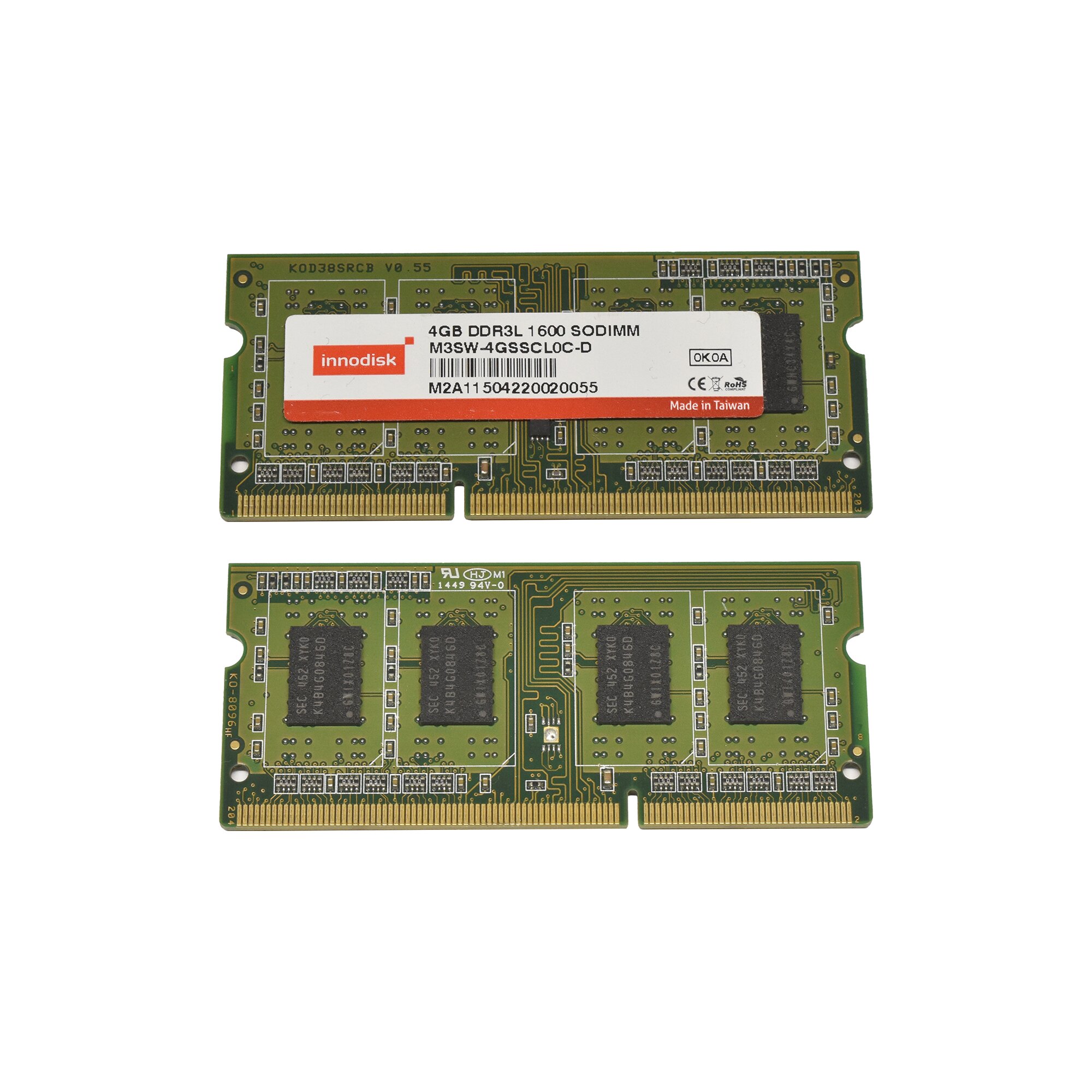 Innodisk 4GB DDR3-1600 M3SW-4GSSCL0C-D SO-DIMM