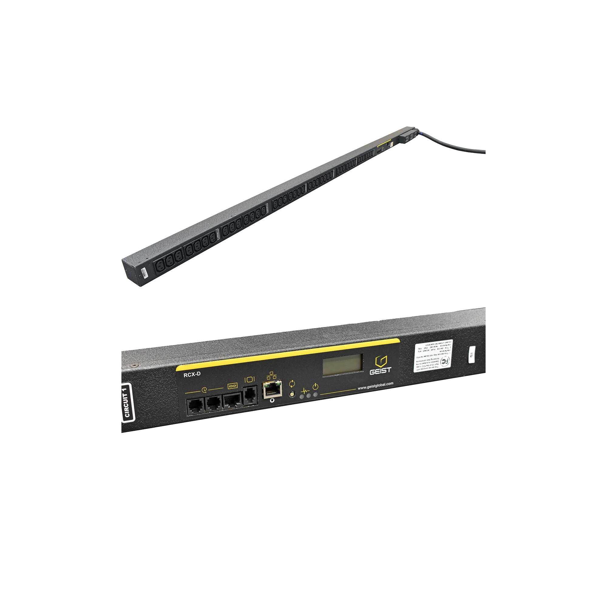 Geist RCX-D MU3302Q URCXW423-103C13PS56-D 42xC13 Metered PDU 3-Phasen