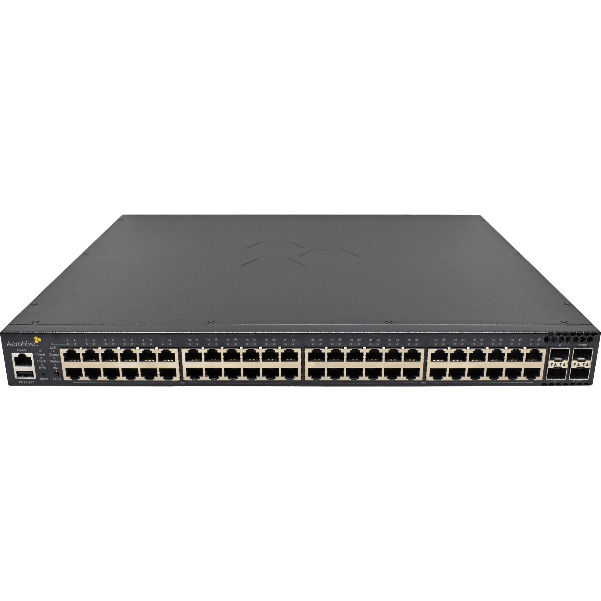 Aerohive AH-SR2148P 48-Port RJ-45 GE Switch 4x 10G SFP+ - Piospartslap