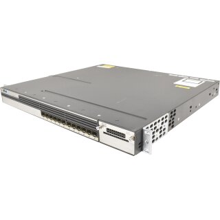 Cisco Catalyst WS-C3750X-12S-E 12-Port SFP GE Switch 1x PSU Rack Ears ...