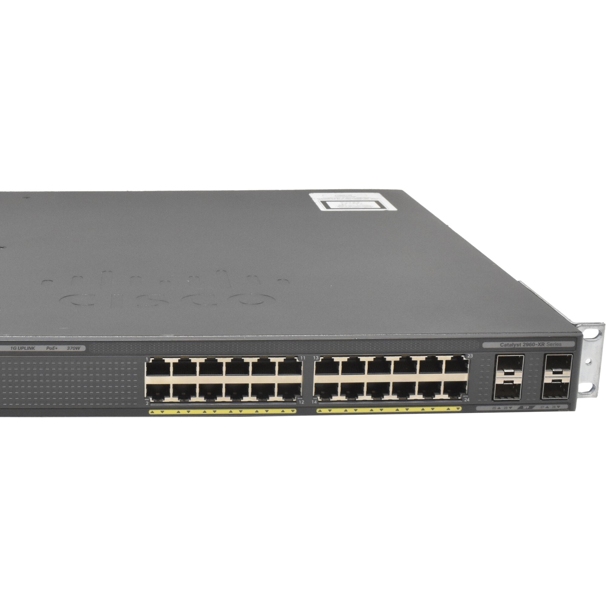 Cisco WS-C2960XR-24PS-I 24-Port PoE+ GE 4-Port SFP GE 1x PSU Rack Ears ...