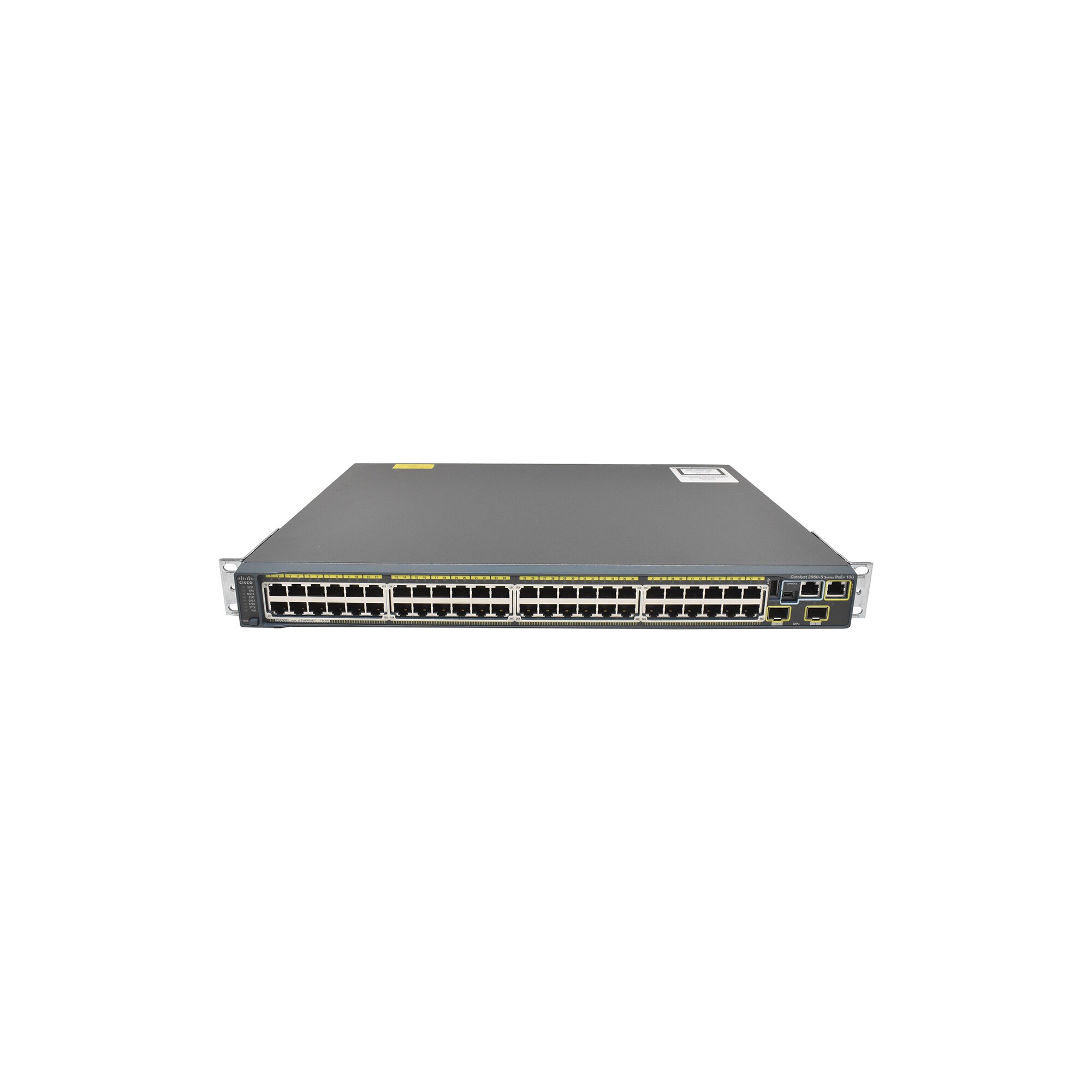 Cisco WS-C2960S-48FPD-L 48-Port PoE+ RJ-45 GE 2-Port SFP+ 10G Rack Ears ...
