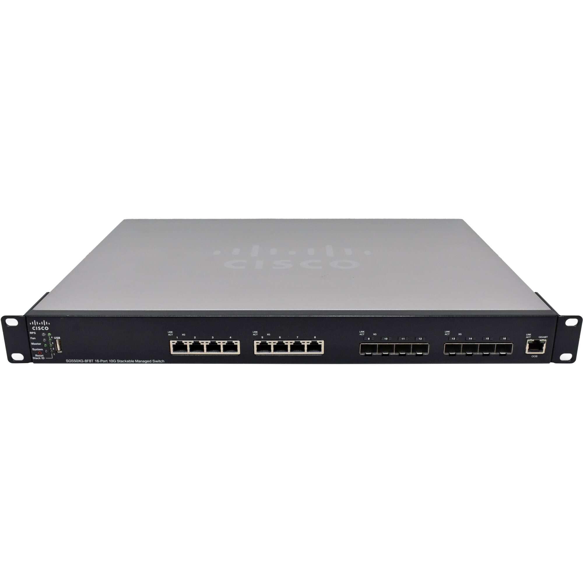 Cisco SG550XG-8F8T SG550XG-8F8T-K9 8-Port RJ-45 10GE Switch 8x SFP+ ...