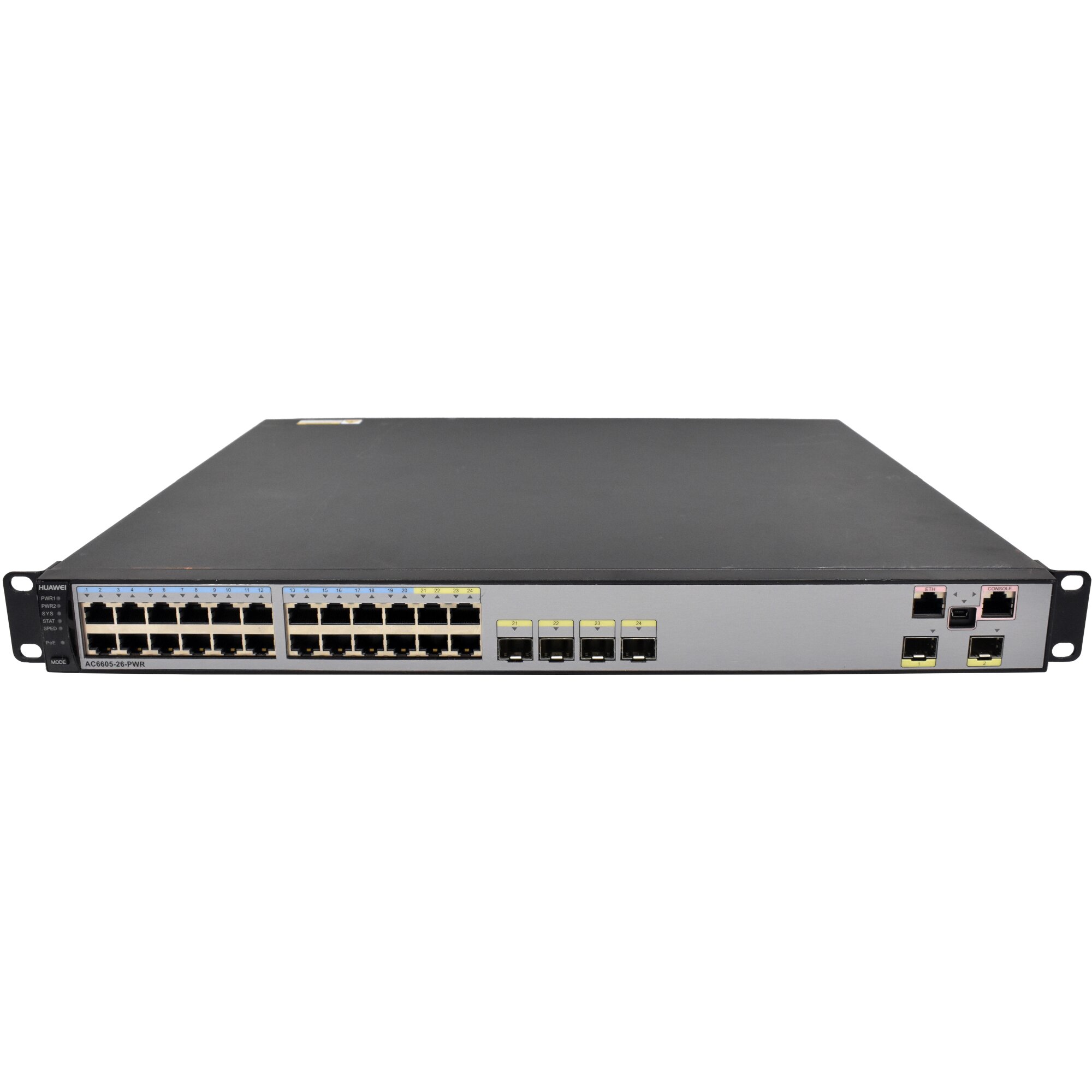 Huawei AC6605-26-PWR 24-Port PoE RJ-45 GE WLAN Access Controller 4x SFP ...