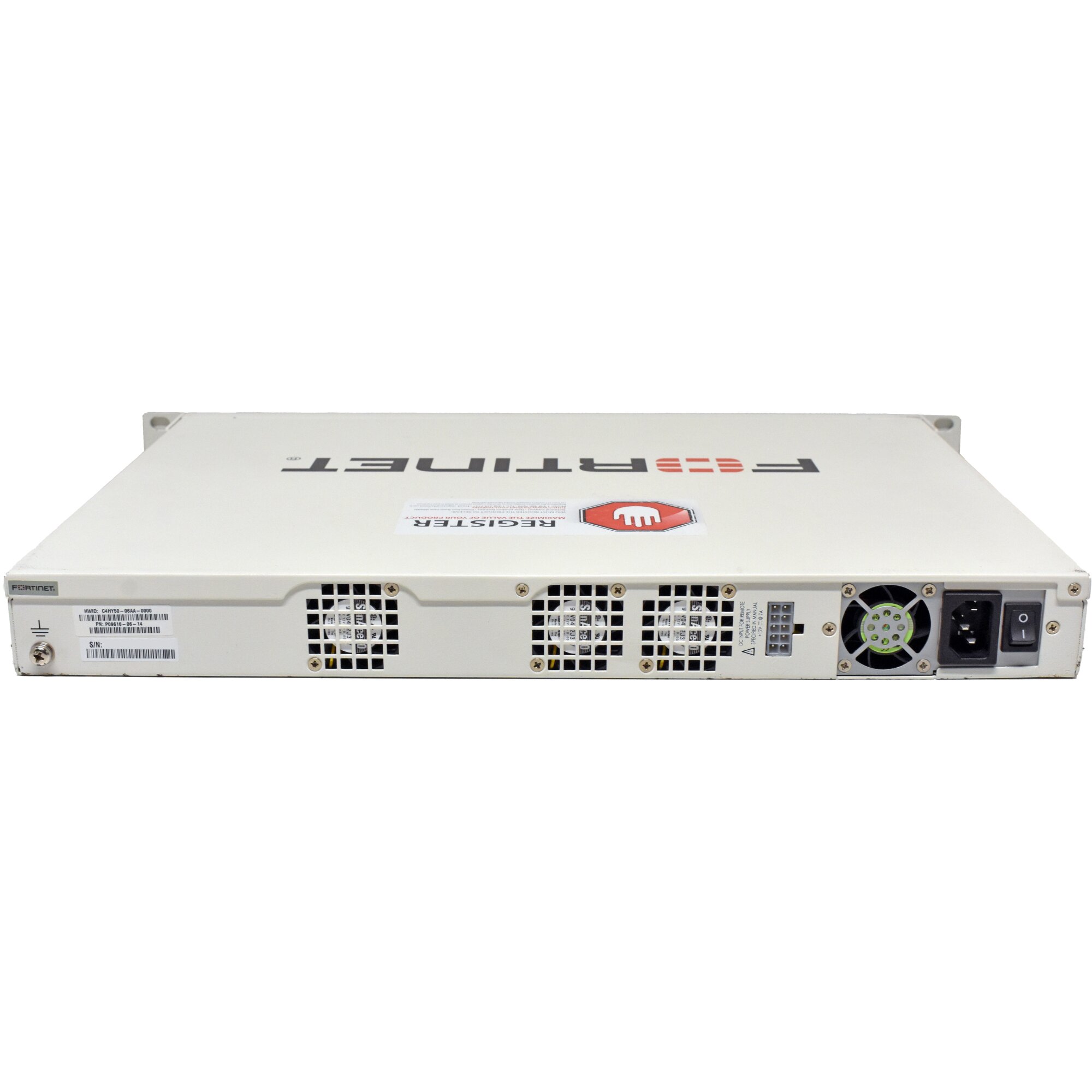 Fortinet FortiGate-300C FG-300C 10-Port RJ-45 GE Firewall +Rack Ears ...