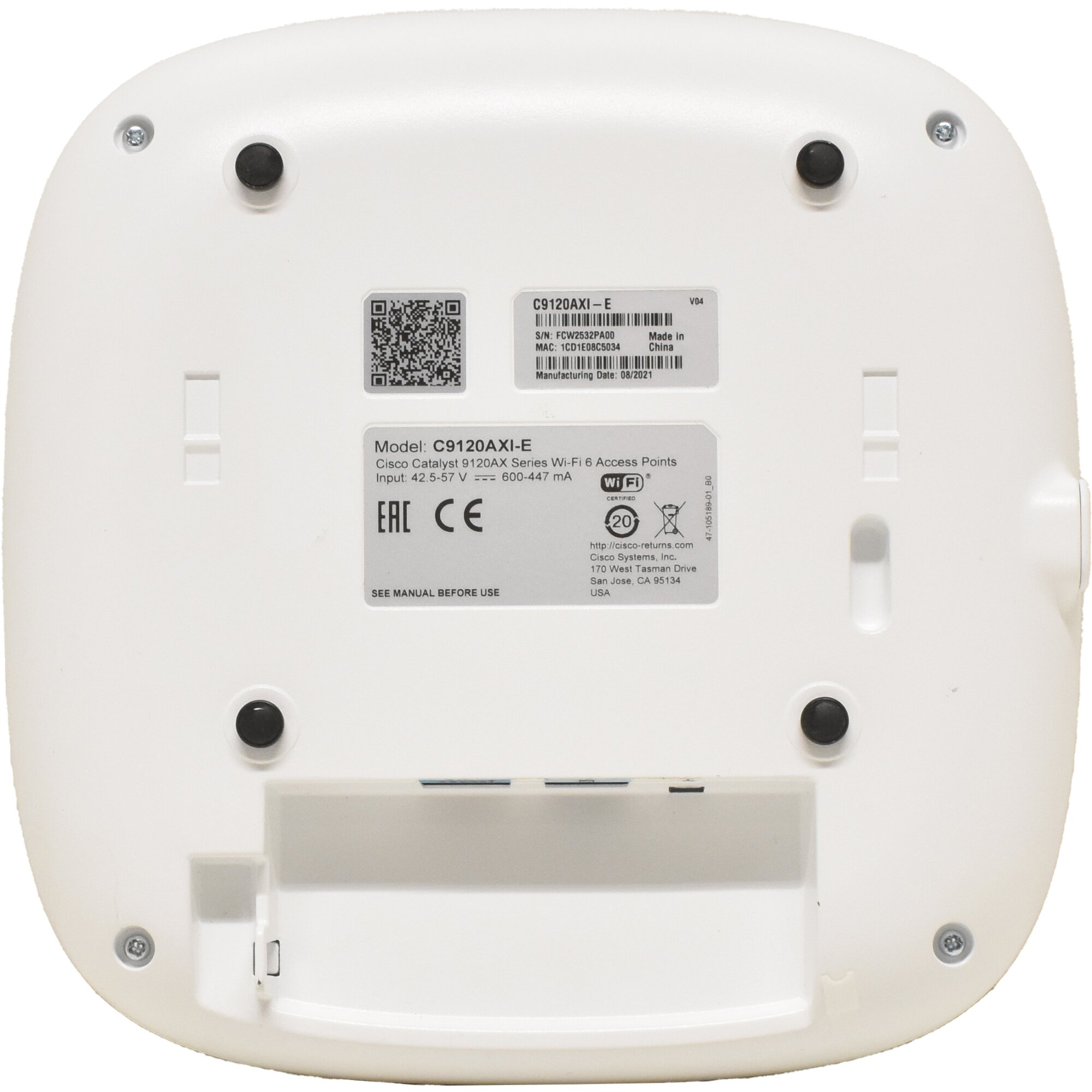 Cisco C9120AXI-E Catalyst 9120X Series Wi-Fi Access Point - Piospartslap