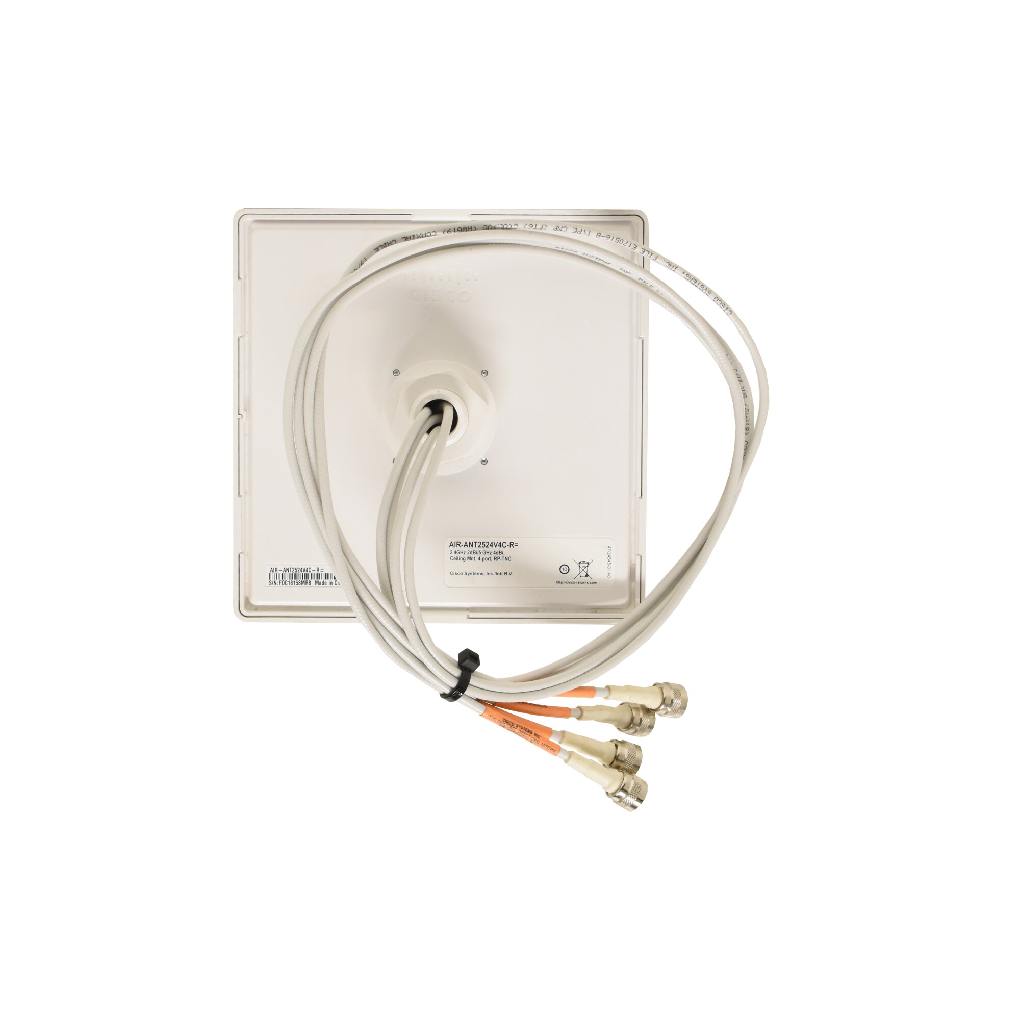 Cisco AIR-ANT2524V4C-R Four-Element, MIMO, Dual-Band Omni-Directional ...