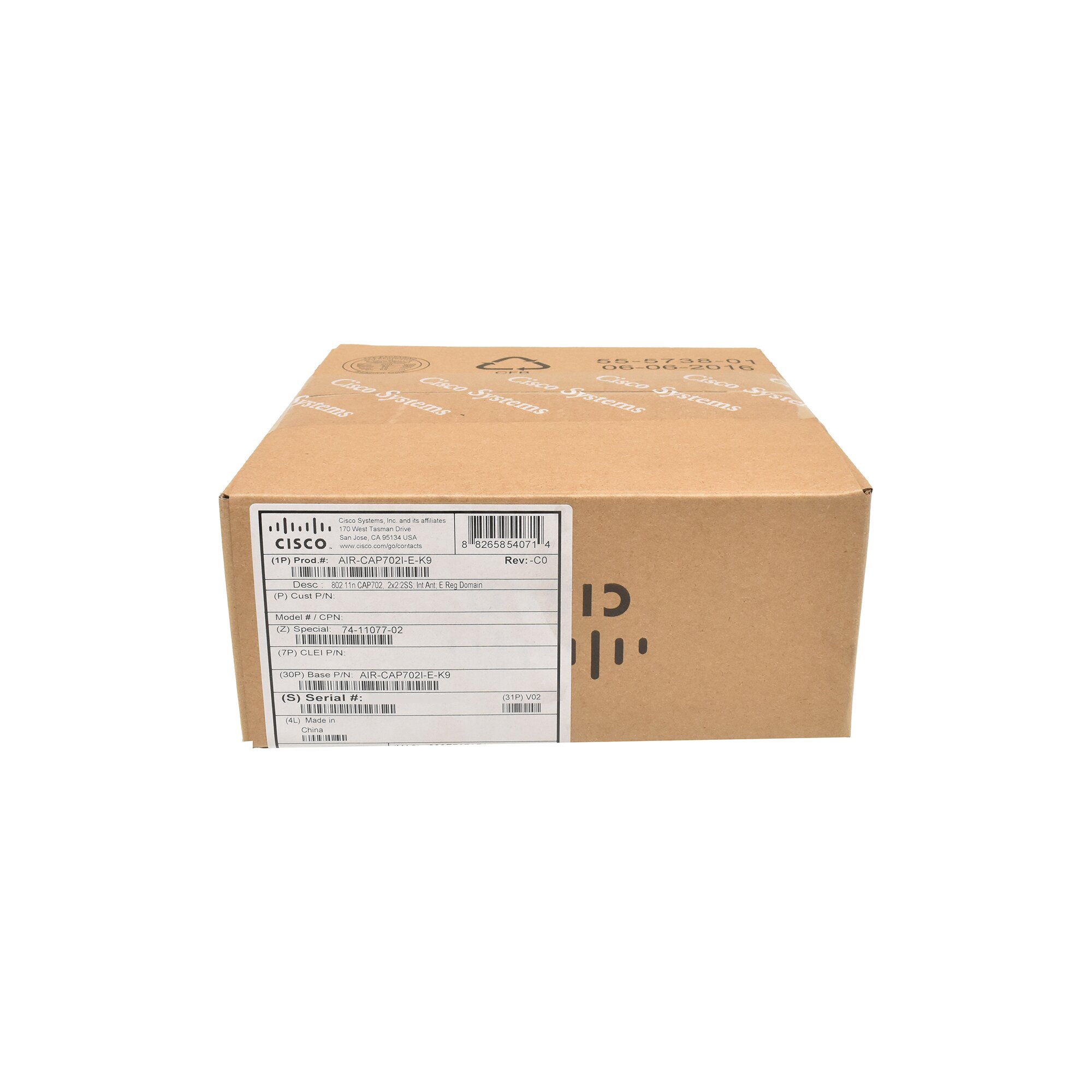 Cisco Access Point AIR-CAP702I-E-K9 802.11n Dual Band 2x2:2SS Int Ant E ...