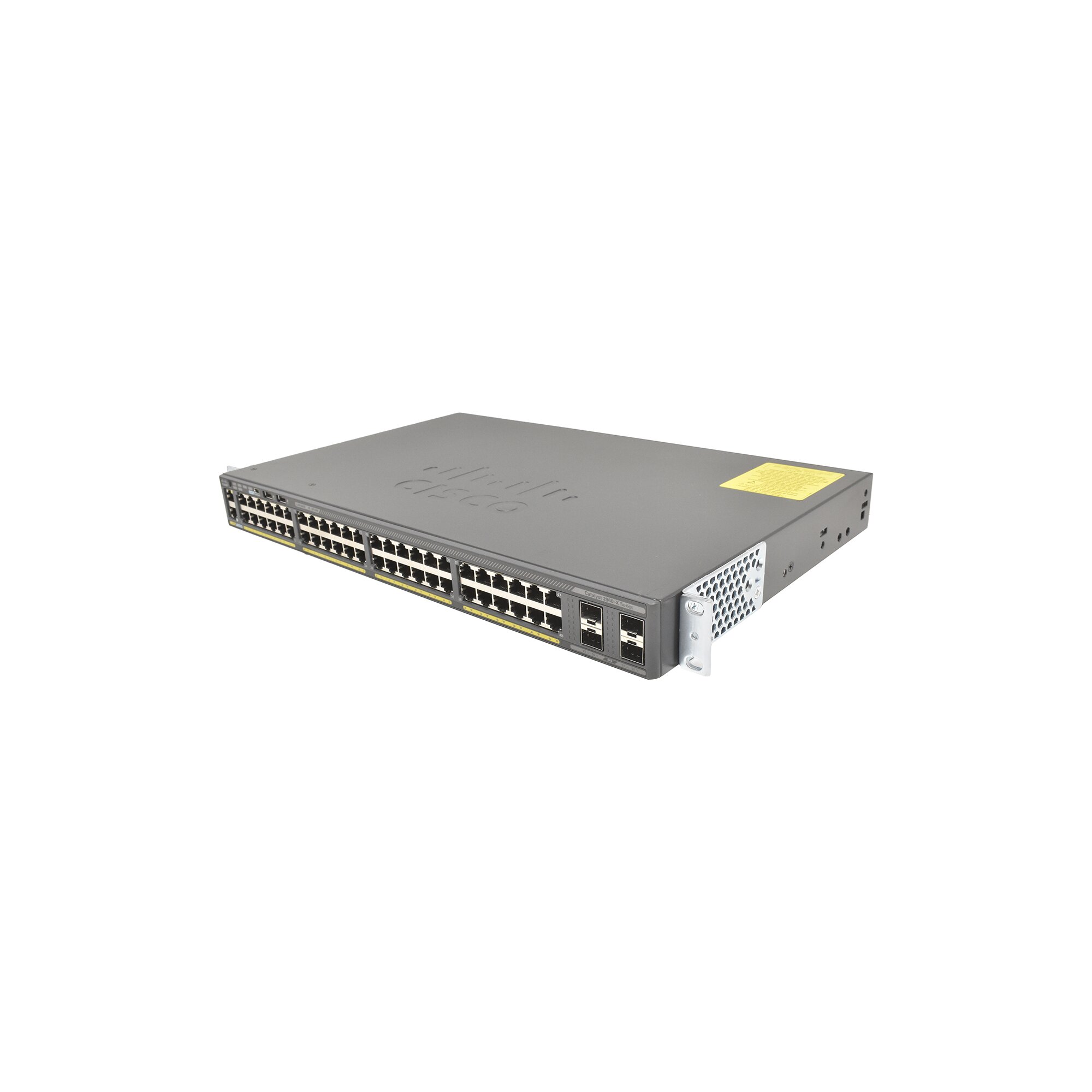 Cisco WS-C2960X-48TS-L 48-Port RJ-45 GE 4x SFP GE +Stack Module +Rack Ears - Piospartslap