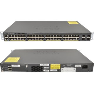 Cisco WS-C2960X-48TS-L 48-Port RJ-45 GE 4x SFP GE +Stack Module +Rack ...