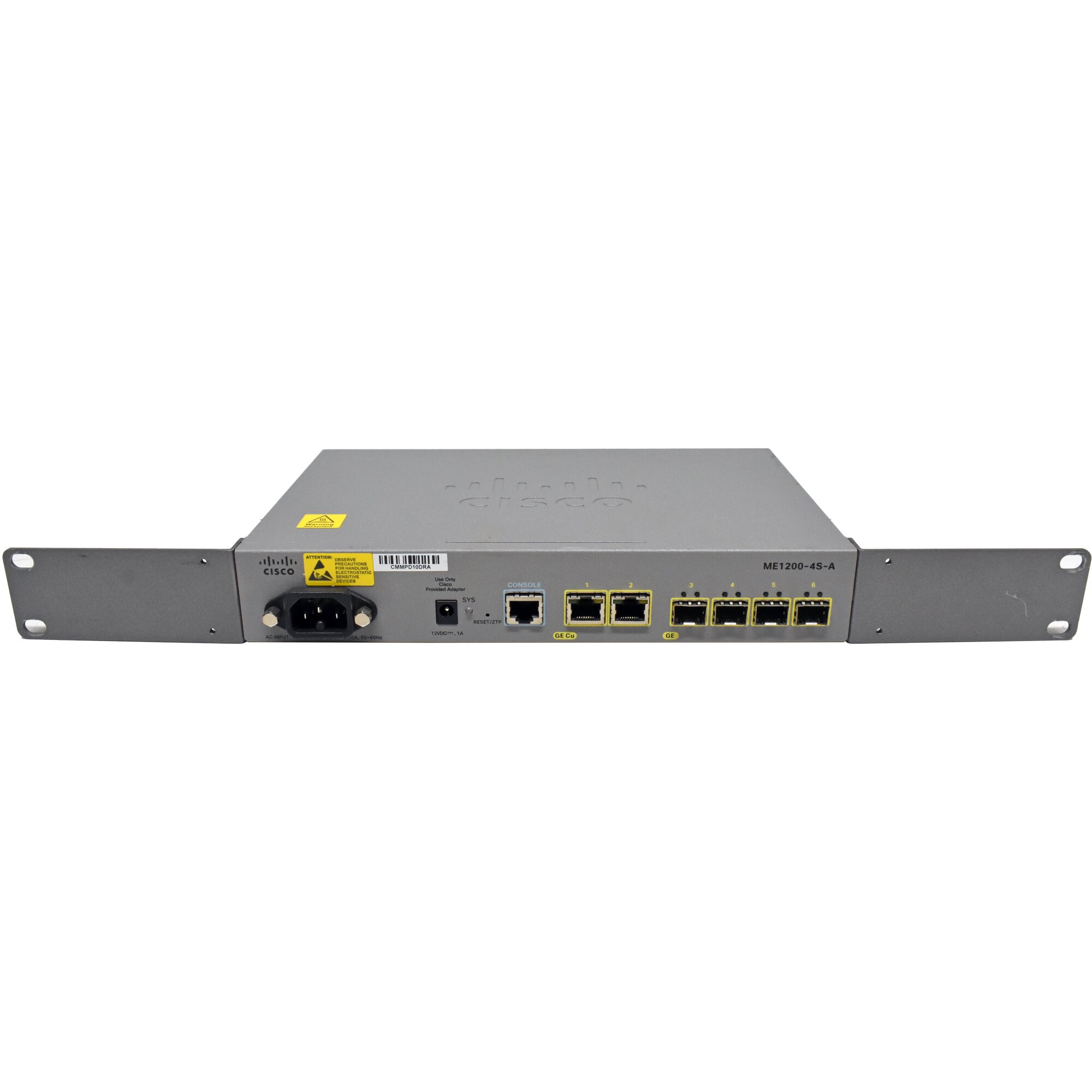 Cisco ME1200-4S-A 74-12816-03 4-Port GE SFP Access Device 2x GE RJ-45 ...
