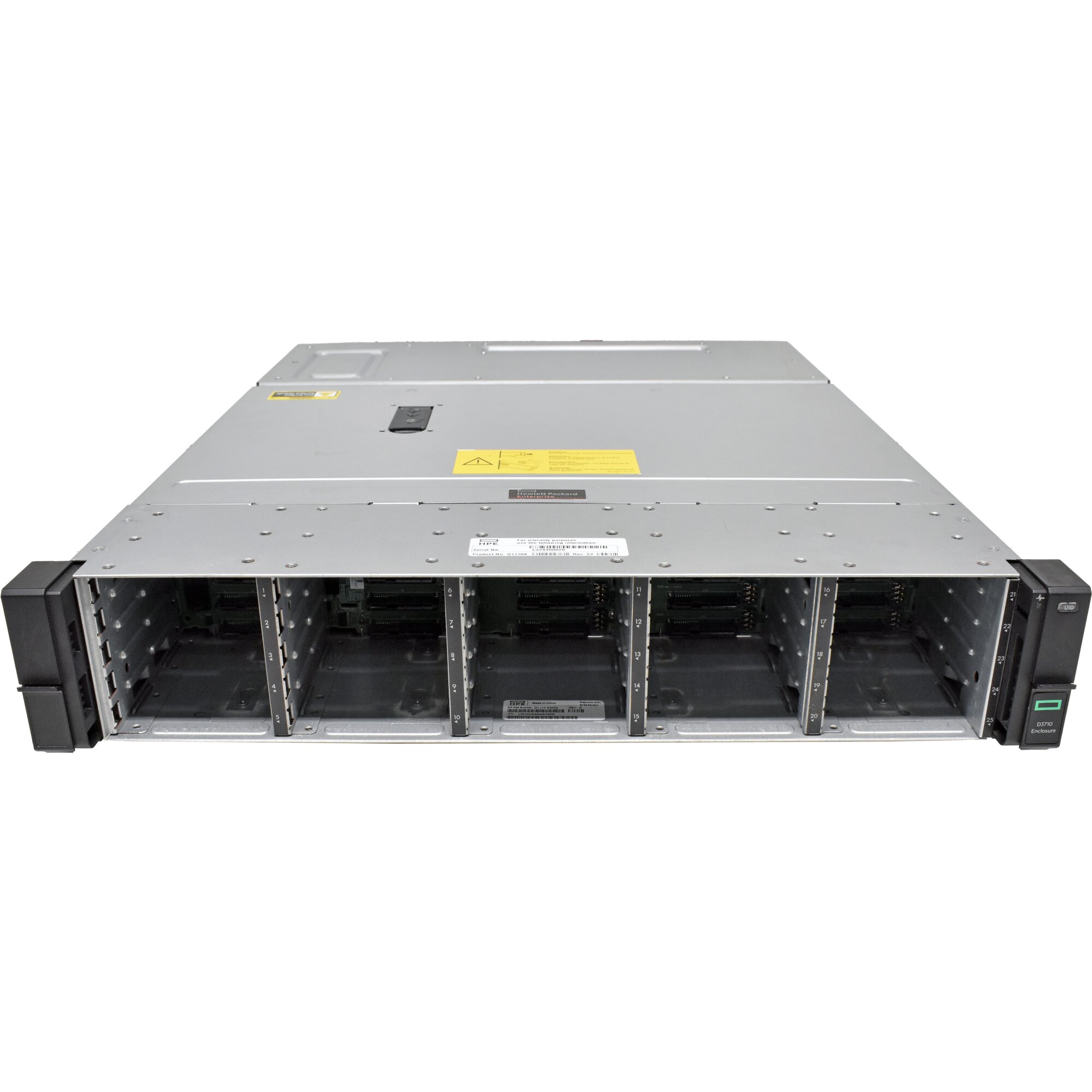 HP Enterprise D3710 SFF Enclosure Q1J10-63003 25x 2,5 Zoll Backplane 2x ...