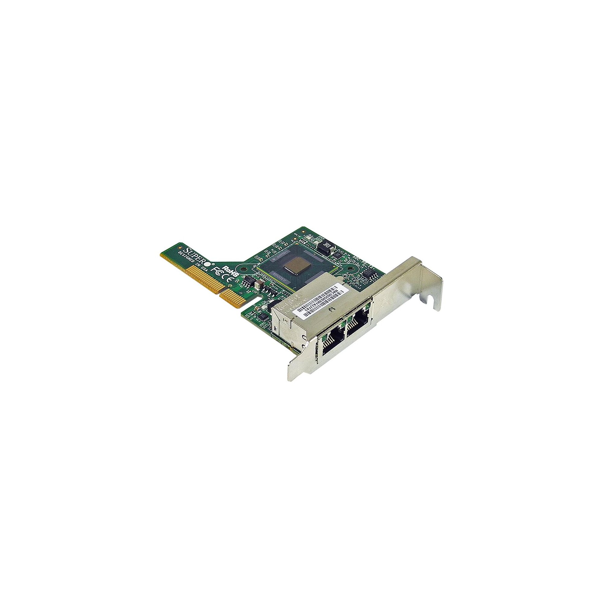 SUPERMICRO AOC-PG-i2+ Dual-Port PCI-Express x4 (x8 Slot) Gigabit ...