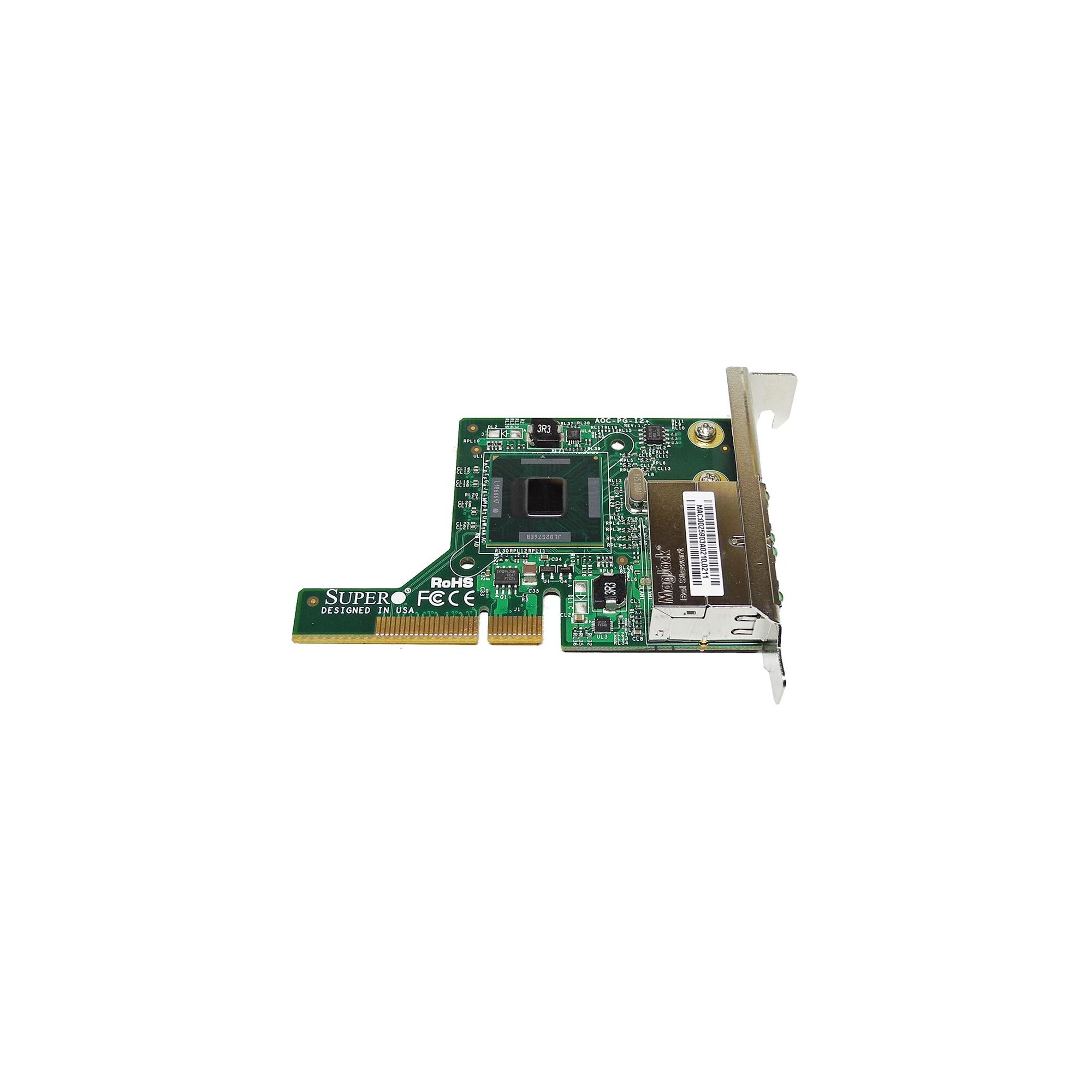 SUPERMICRO AOC-PG-i2+ Dual-Port PCI-Express x4 (x8 Slot) Gigabit ...
