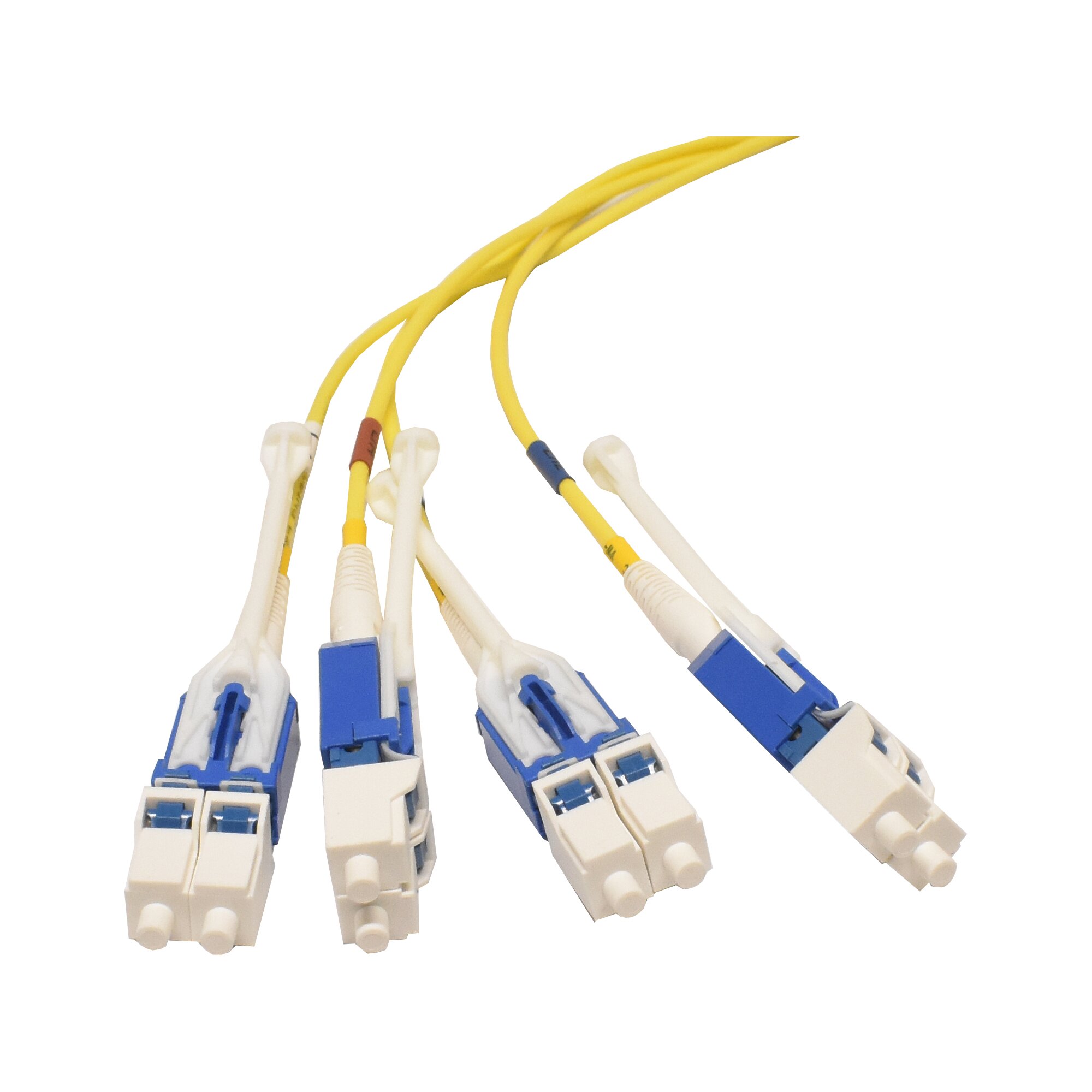 Delta QSFP-100GB4FDRA 2.7m 100G PSM4 QSFP+ auf 4x 25G duplex LC Cable ...