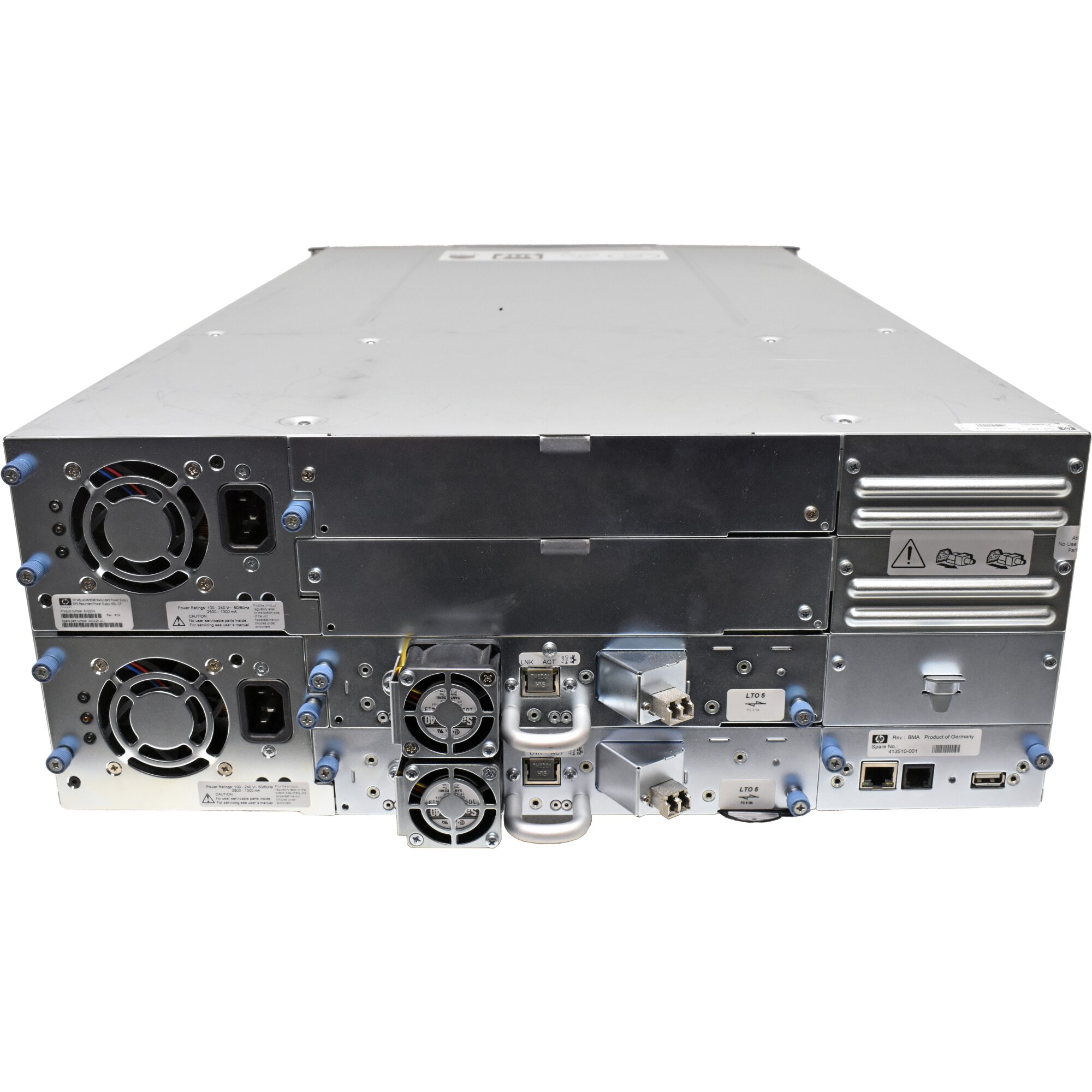 HP StorageWorks MSL4048 BL543A Tape Library 2x LTO5 +Controller Card ...