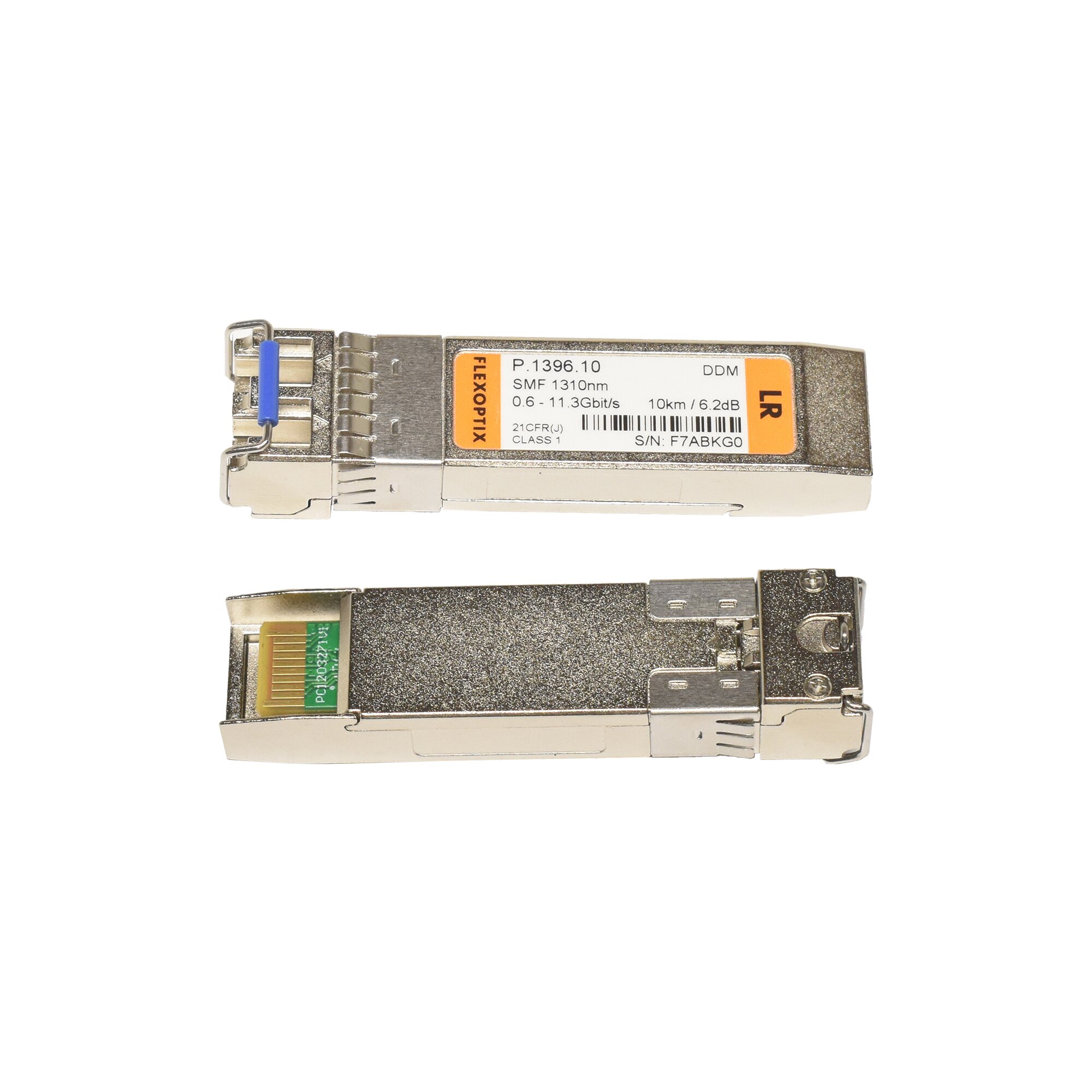 FlexOptix GBIC P.1396.10 0.6-11.3Gbit/s SFP+ SMF 1310nm 10km LR Transceiver