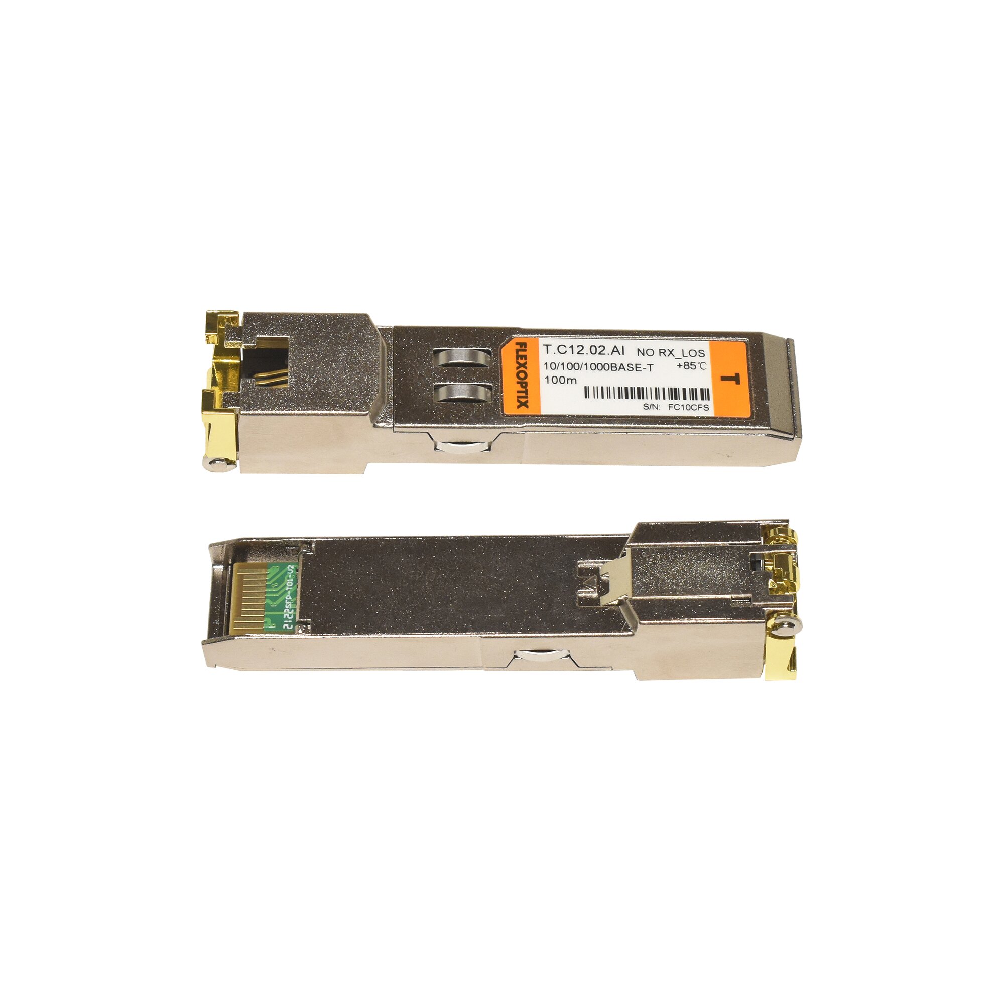 FlexOptix GBIC T.C12.02.AI 1000-Base-T SFP RJ-45 100m Transceiver