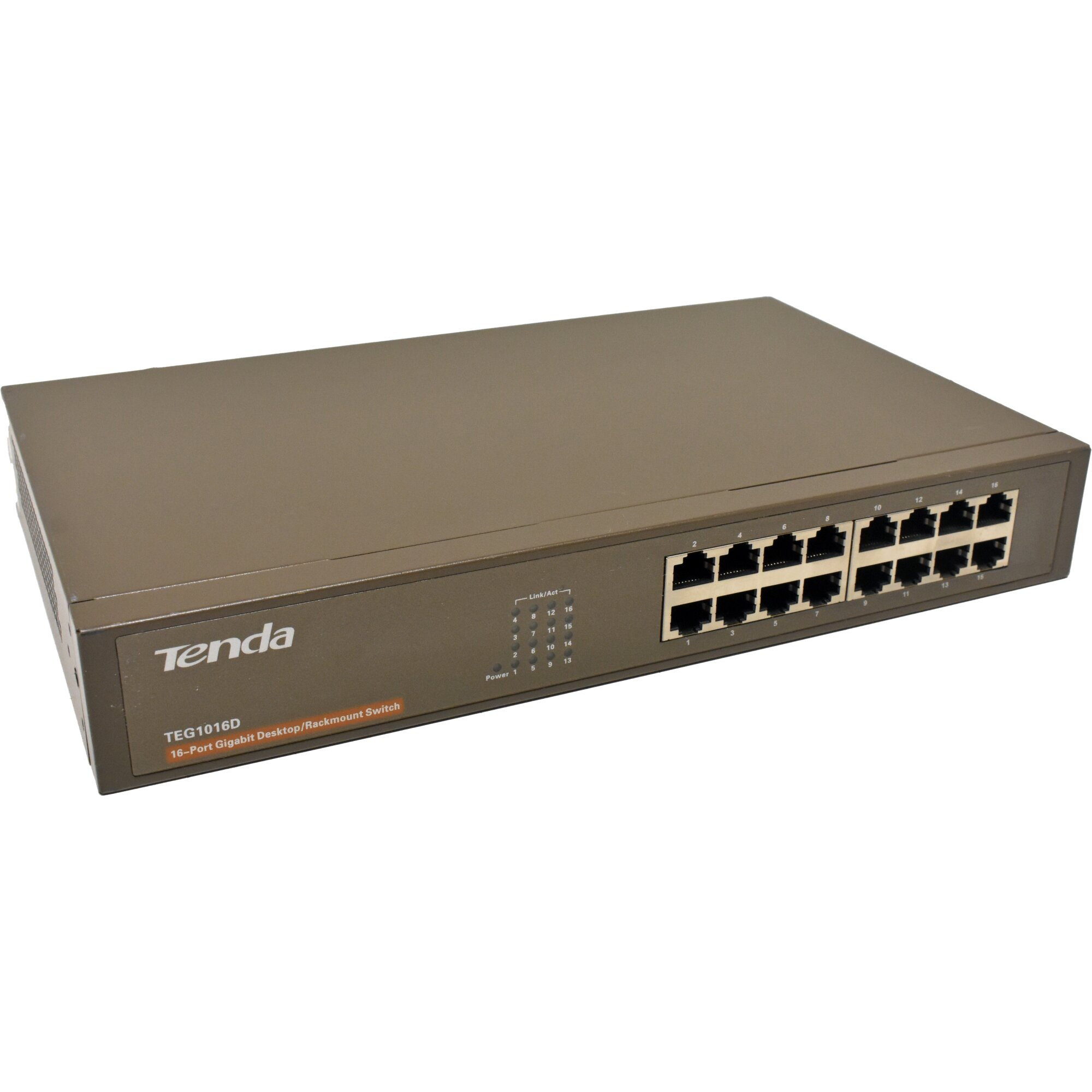 Tenda TEG1016D 16-Port GE Desktop Rackmount Switch - Piospartslap