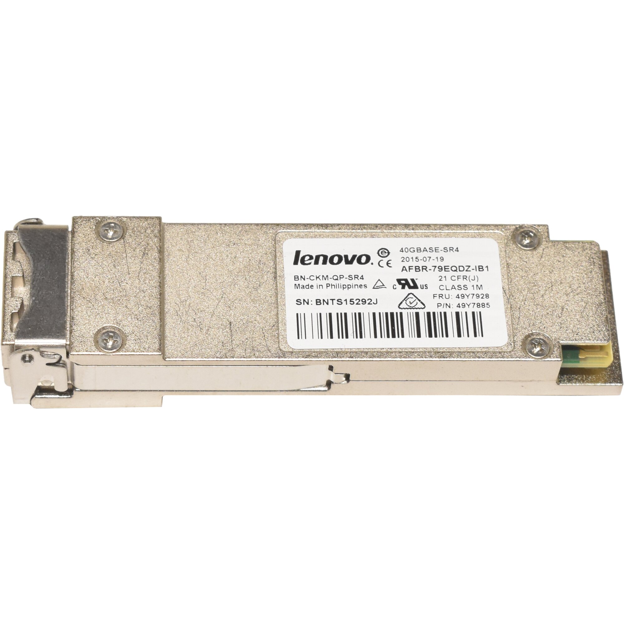 Lenovo BN-CKM-QP-SR4 AFBR-79EQDZ-IB1 MMF 850nm 100m 40GBase-SR4 ...