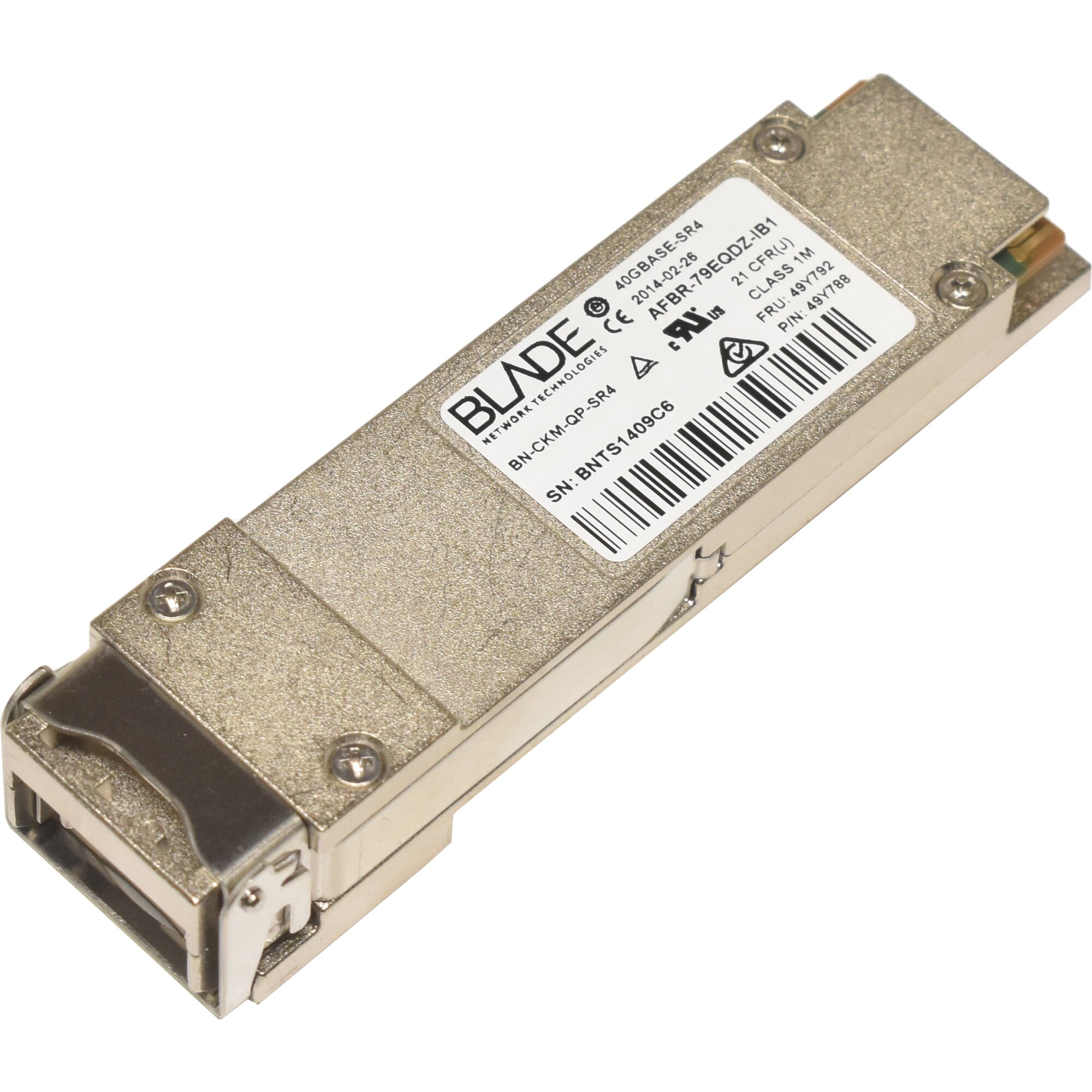 Blade BN-CKM-QP-SR4 AFBR-79QDZ-IB1 MMF 850nm 150m 40GBase-SR4 ...