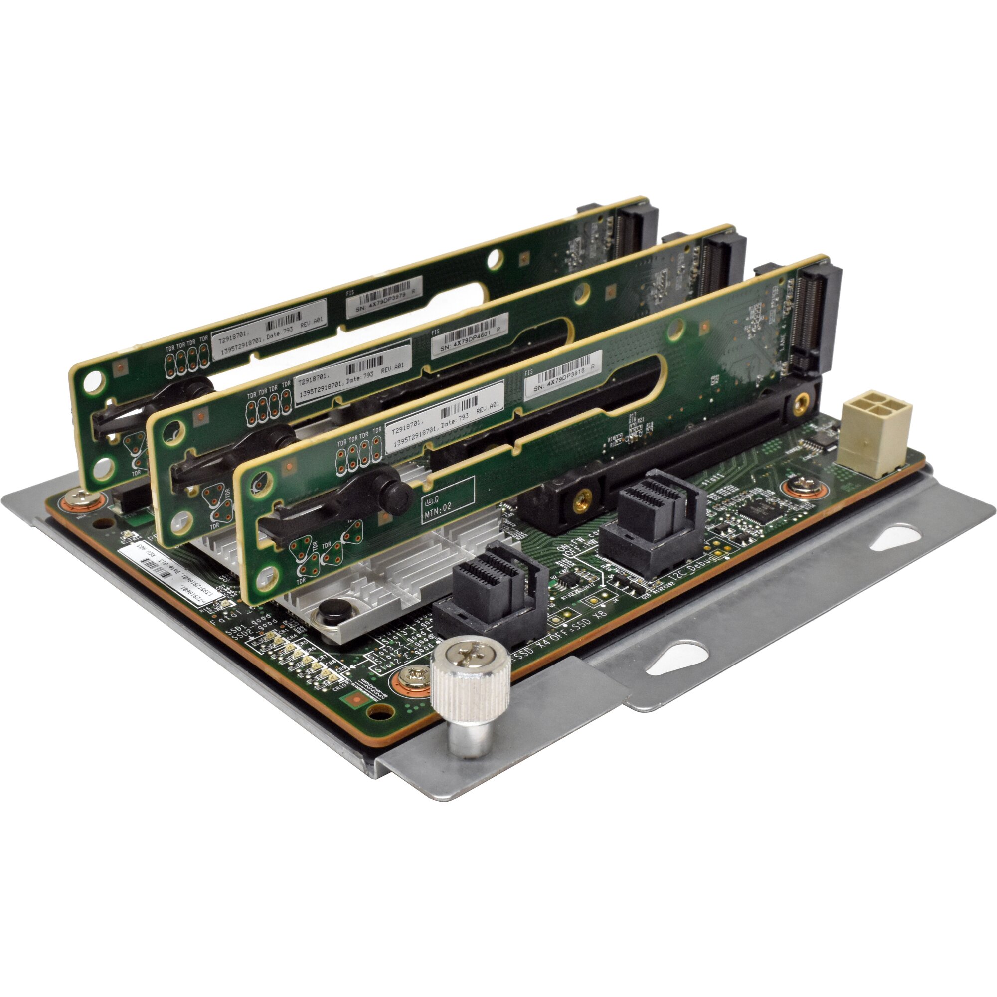 ZT Systems BKT-M2-3UGPU T2918601 3-Port NVMe BOSS Card +M.2 Expansion ...