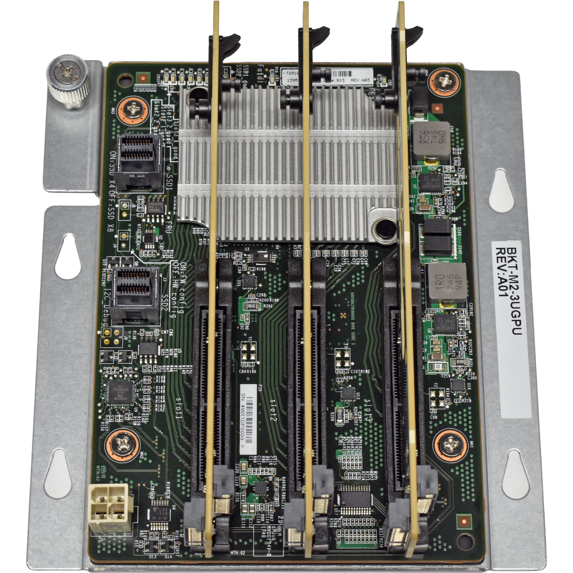 ZT Systems BKT-M2-3UGPU T2918601 3-Port NVMe BOSS Card +M.2 Expansion Cards for Server Storage ...