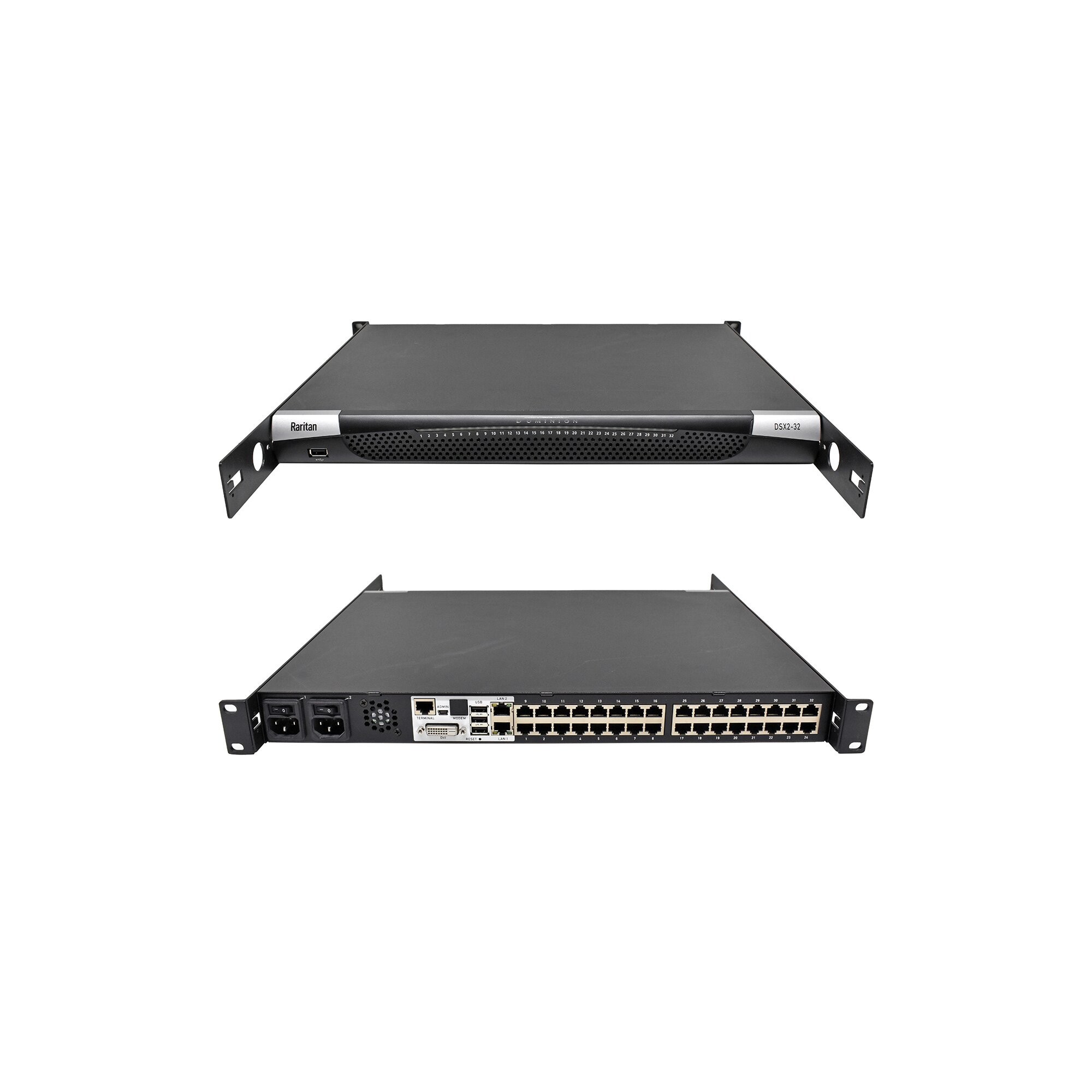 Raritan Dominion DSX2-32 32-Port serial-over-IP Console Server +Rack ...