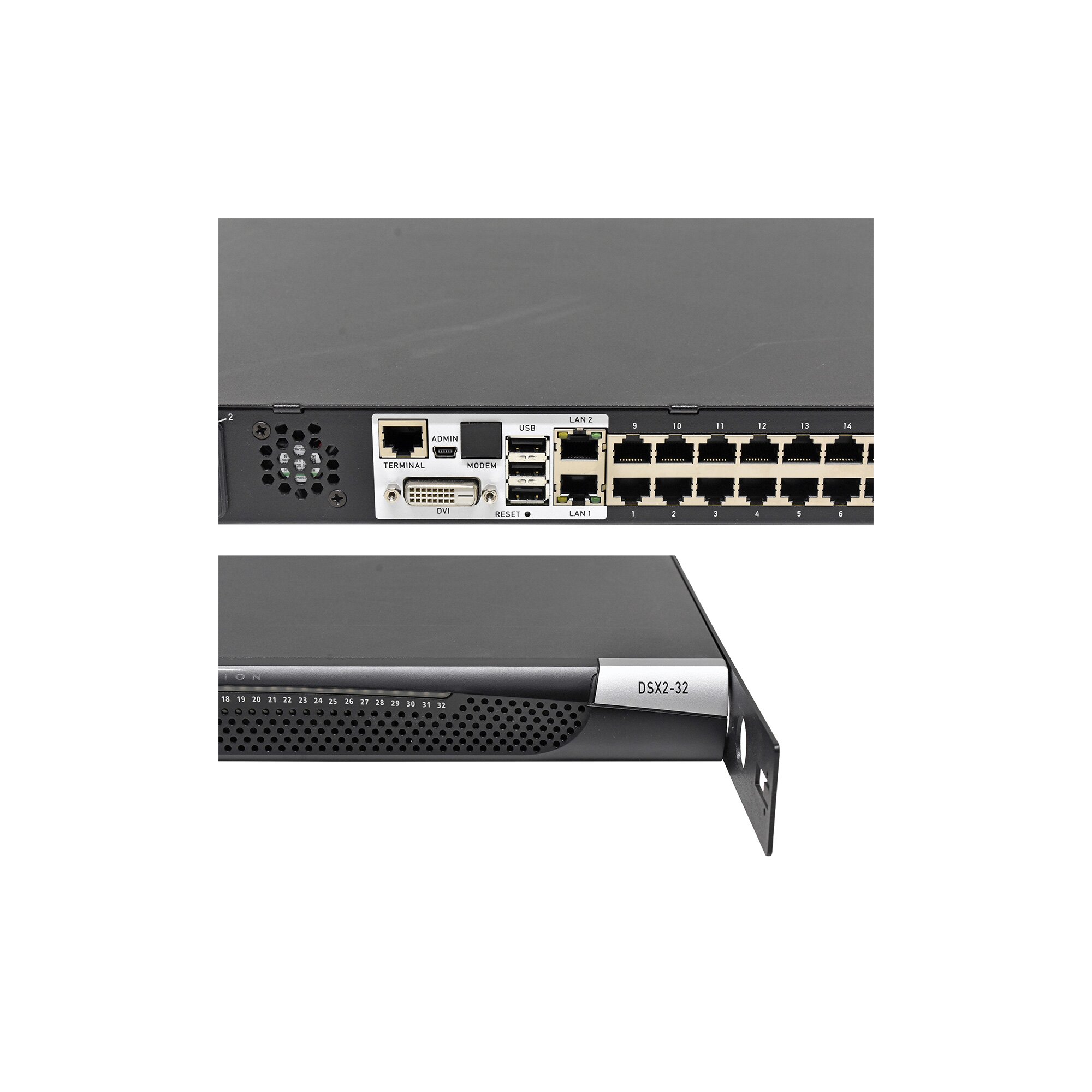 Raritan Dominion DSX2-32 32-Port serial-over-IP Console Server +Rack ...