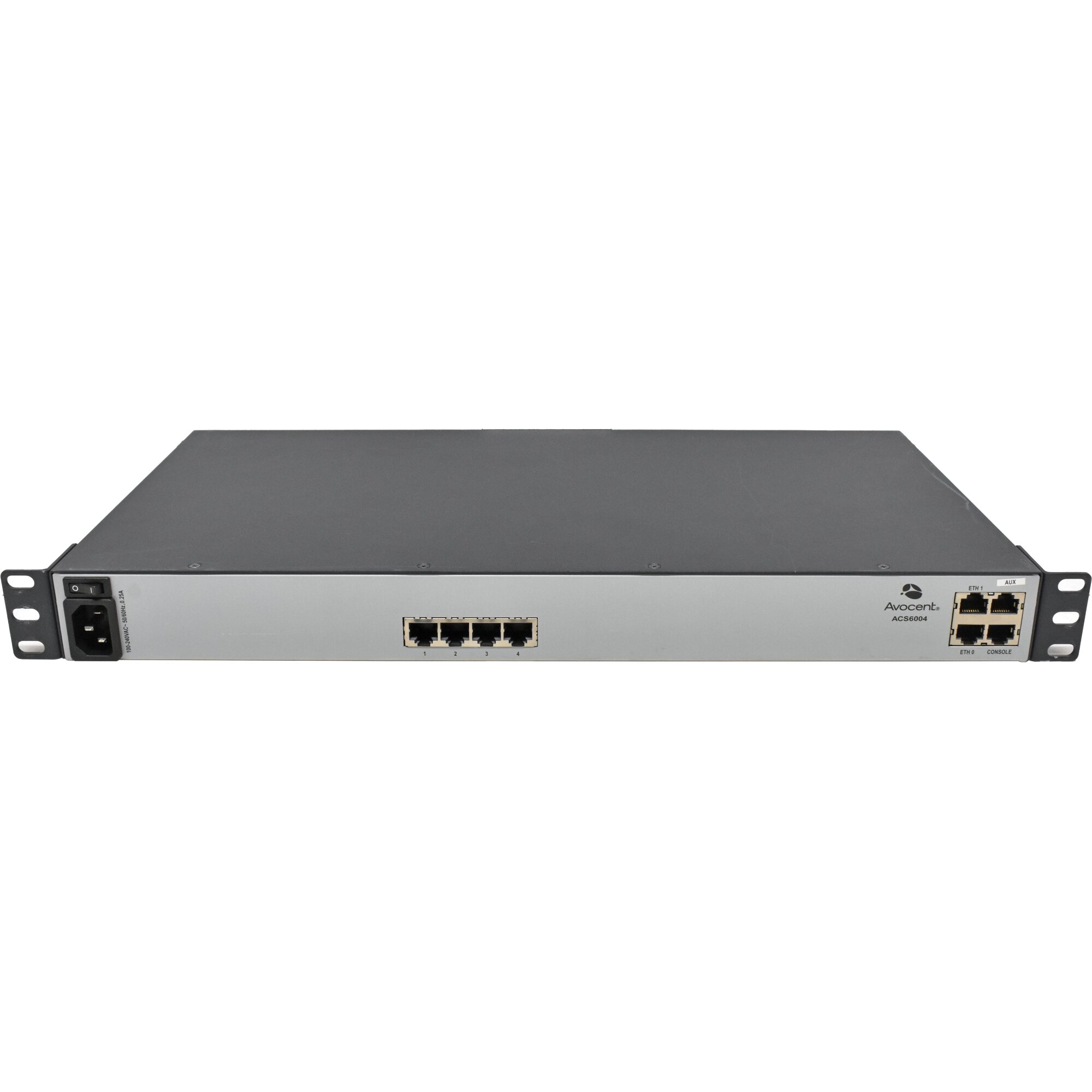 Avocent ACS6004SAC 4-Port Advanced Console Server 520-760-505 +PC Card ...