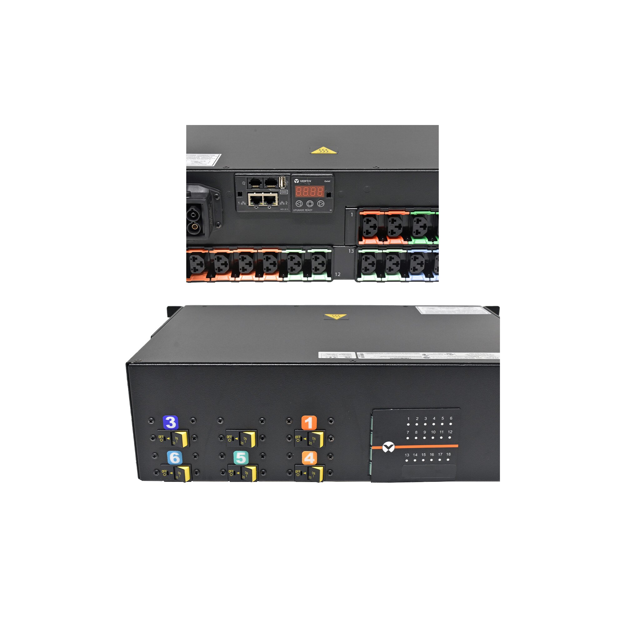 Vertiv Geist VP5UV300 DUS3E2R6-18CF17-x 18 x C13 16A per Circuit PDU ...