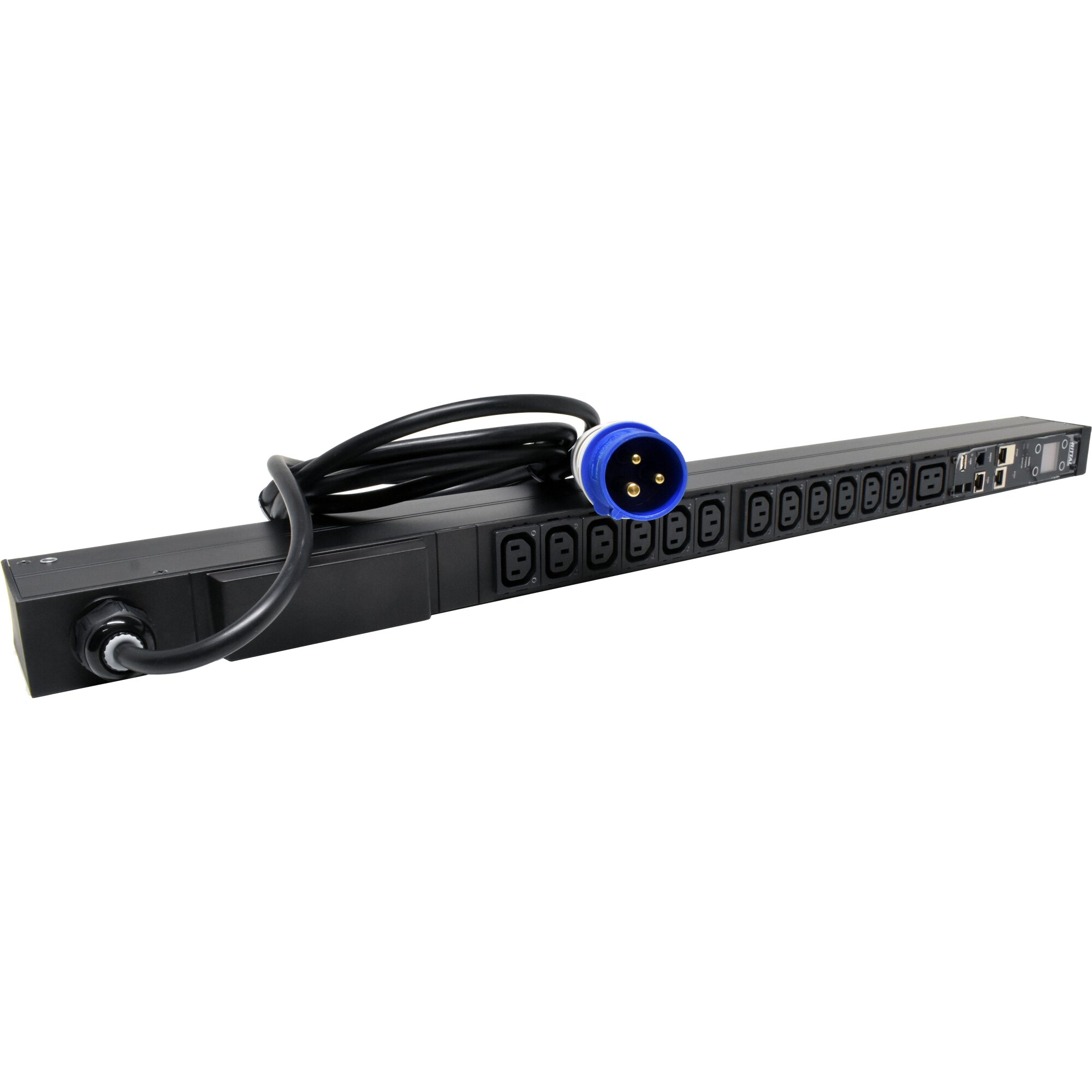 Rittal 7979.310 16A 3,7KW High-end IT Rack Power Distribution PDU 6x ...