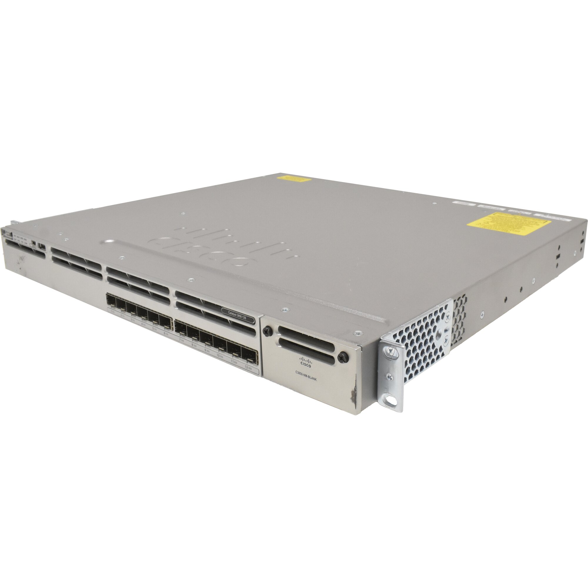 Cisco Catalyst WS-C3850-12S-S 12-Ports SFP GE Switch 1x PSU Rack Ears ...
