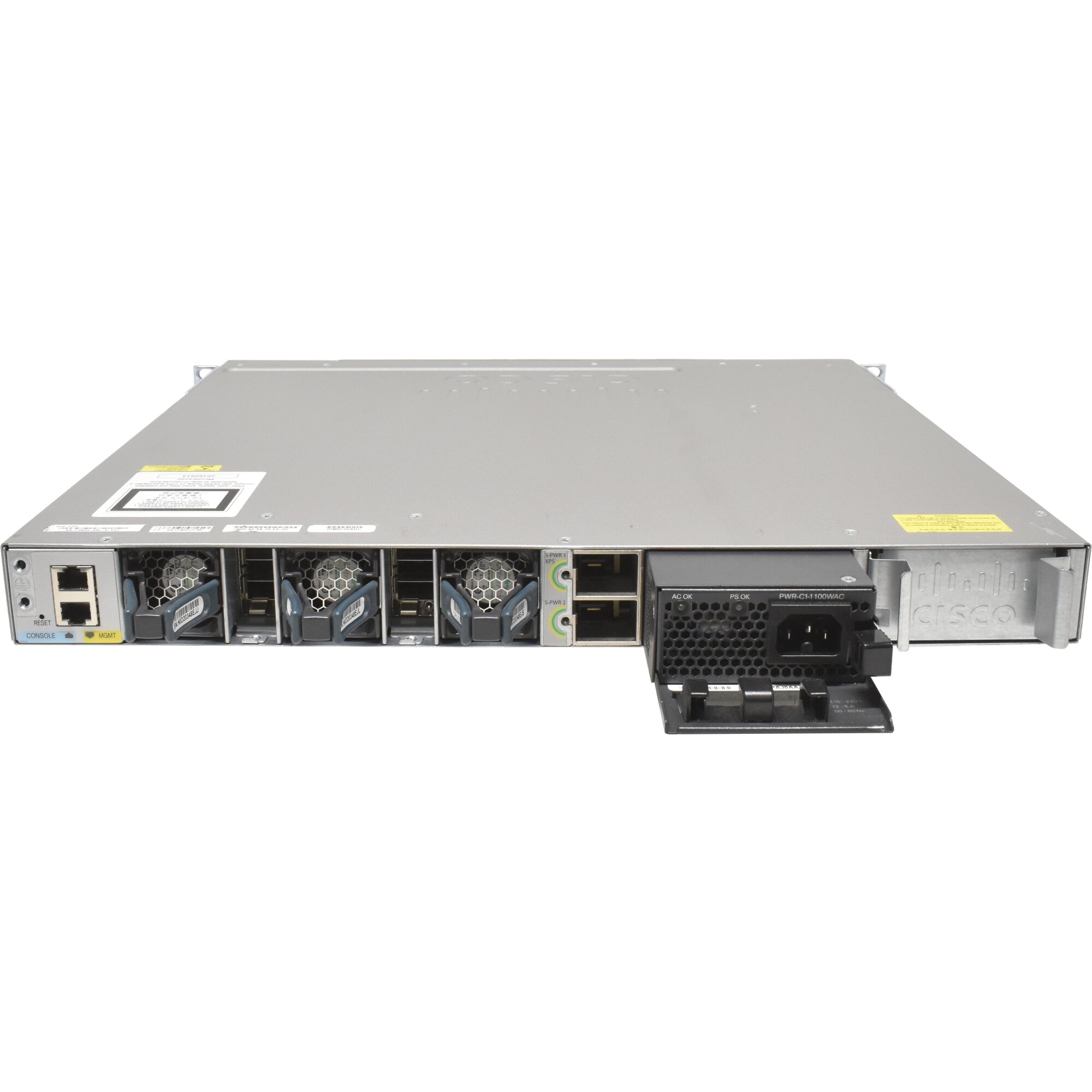 Cisco Catalyst WS-C3850-48F-S 48-Port PoE+ GE RJ-45 1x PSU Rack Ears ...