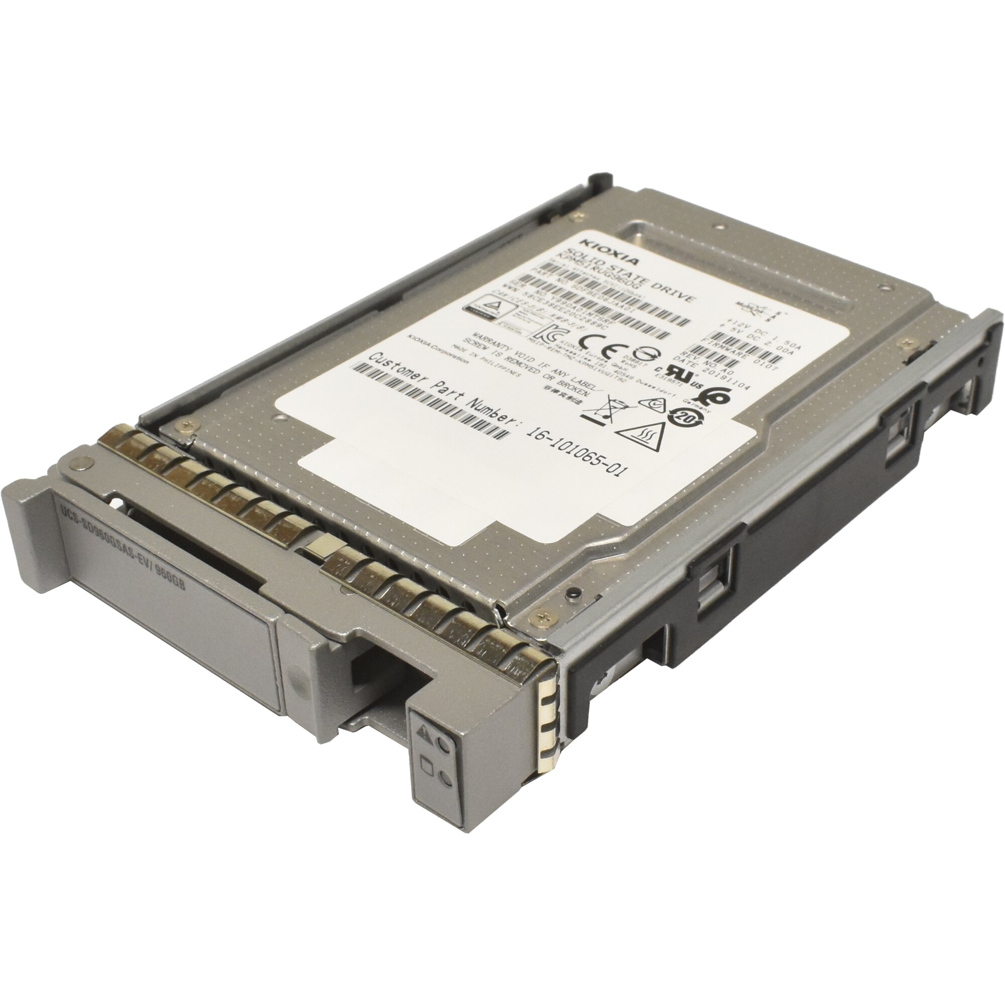 Cisco Kioxia 960GB 2.5" 12G SAS SFF SSD KPM51RUG960G UCS-SD960GSAS-EV ...