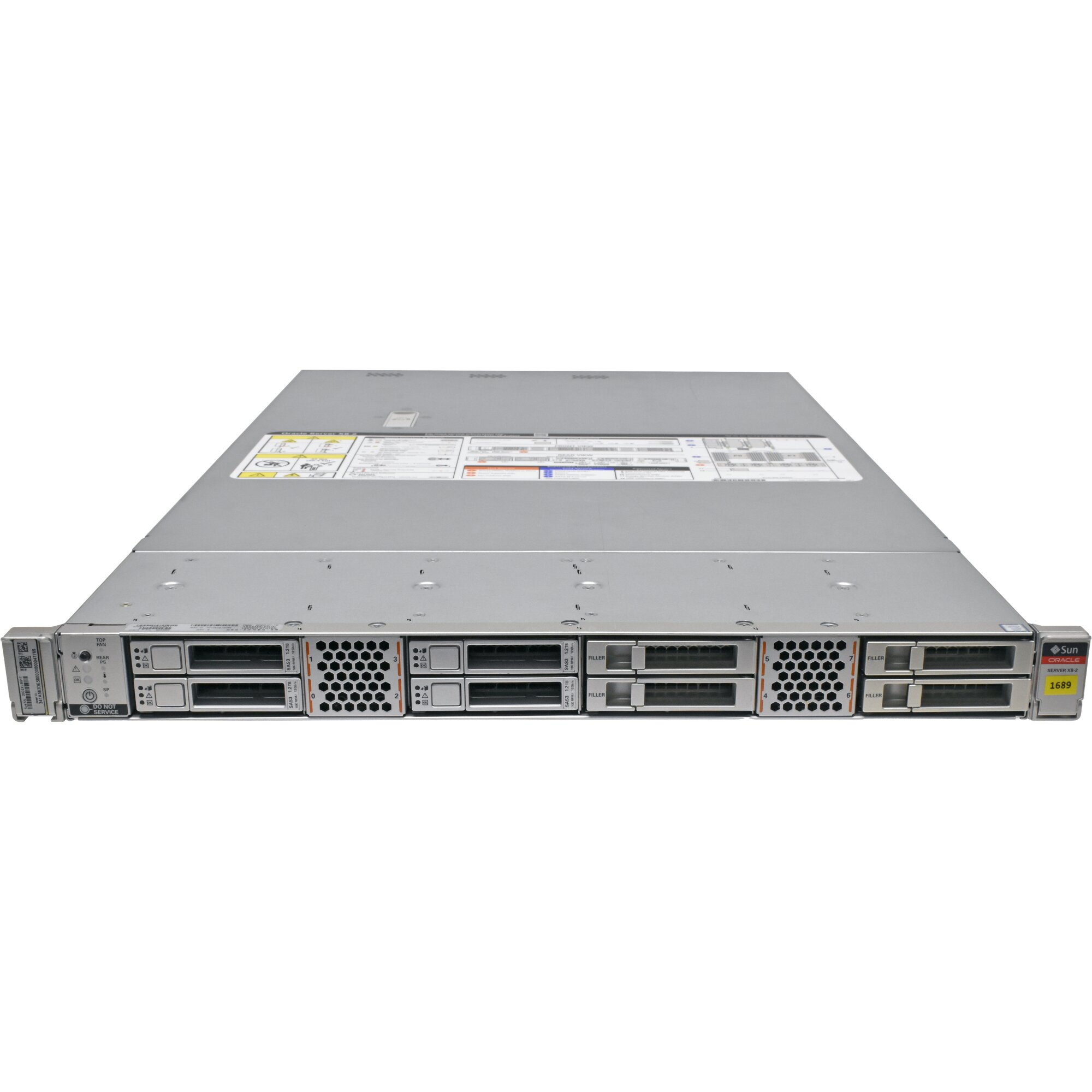 Sun Oracle X8-2 Rack Server 2x Gold 6140 128 GB RAM 8x SFF 2,5 ohne HDD
