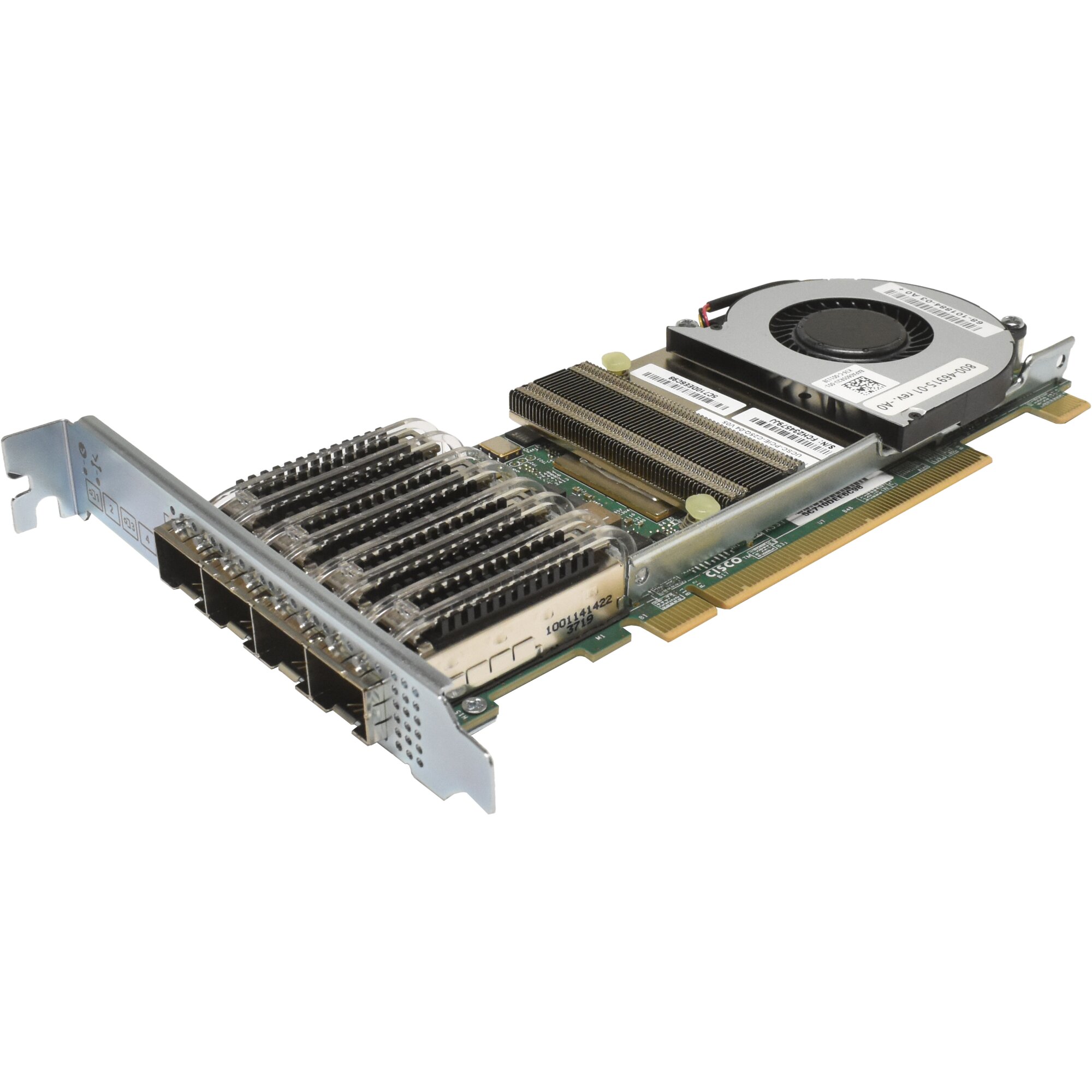 Cisco UCS VIC 1455 UCSC-PCIE-C25Q-04 4- Port 10/25G SFP28