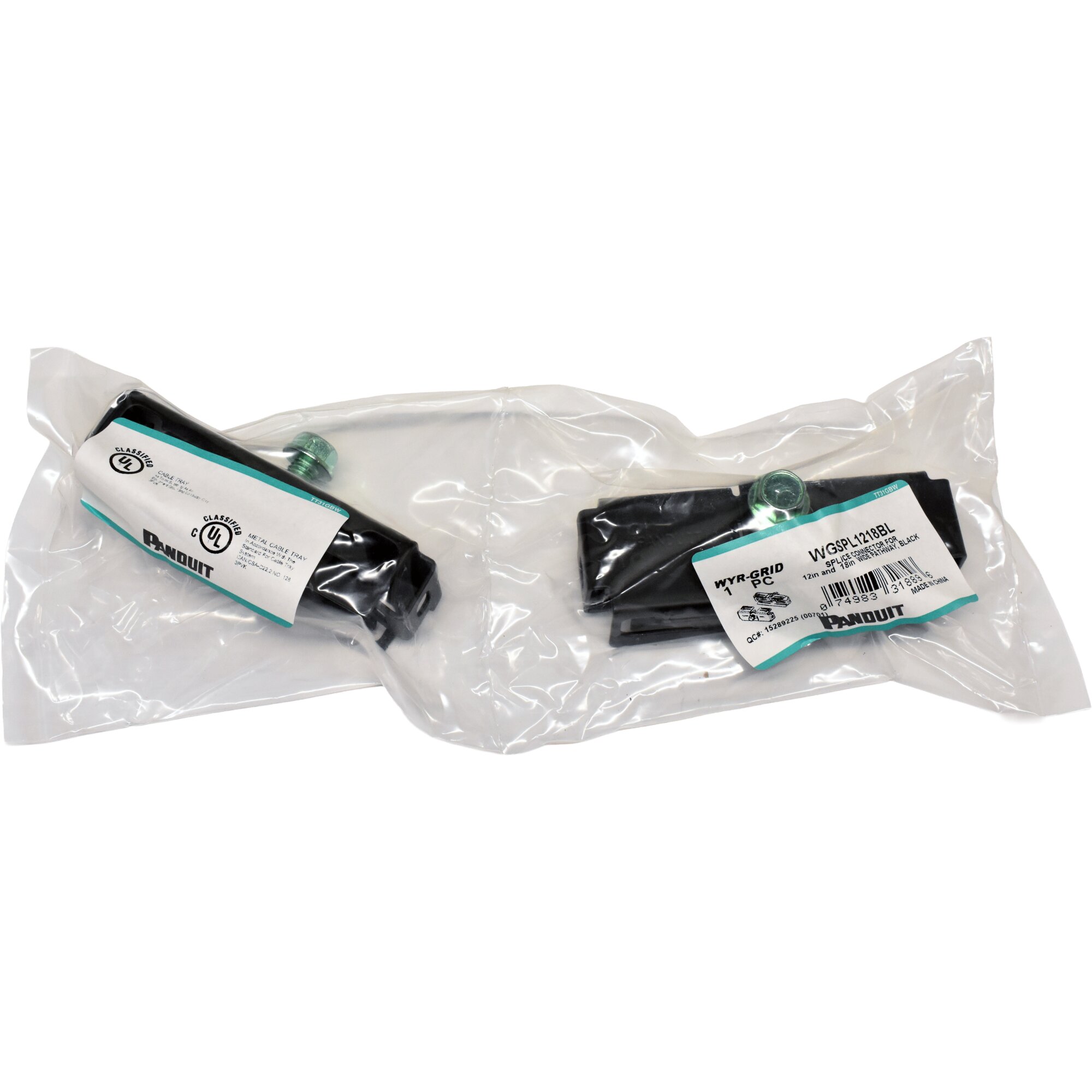 Panduit WYR-GRID WGSPL1218BL Wide Pathway Splice Connector - Piospartslap