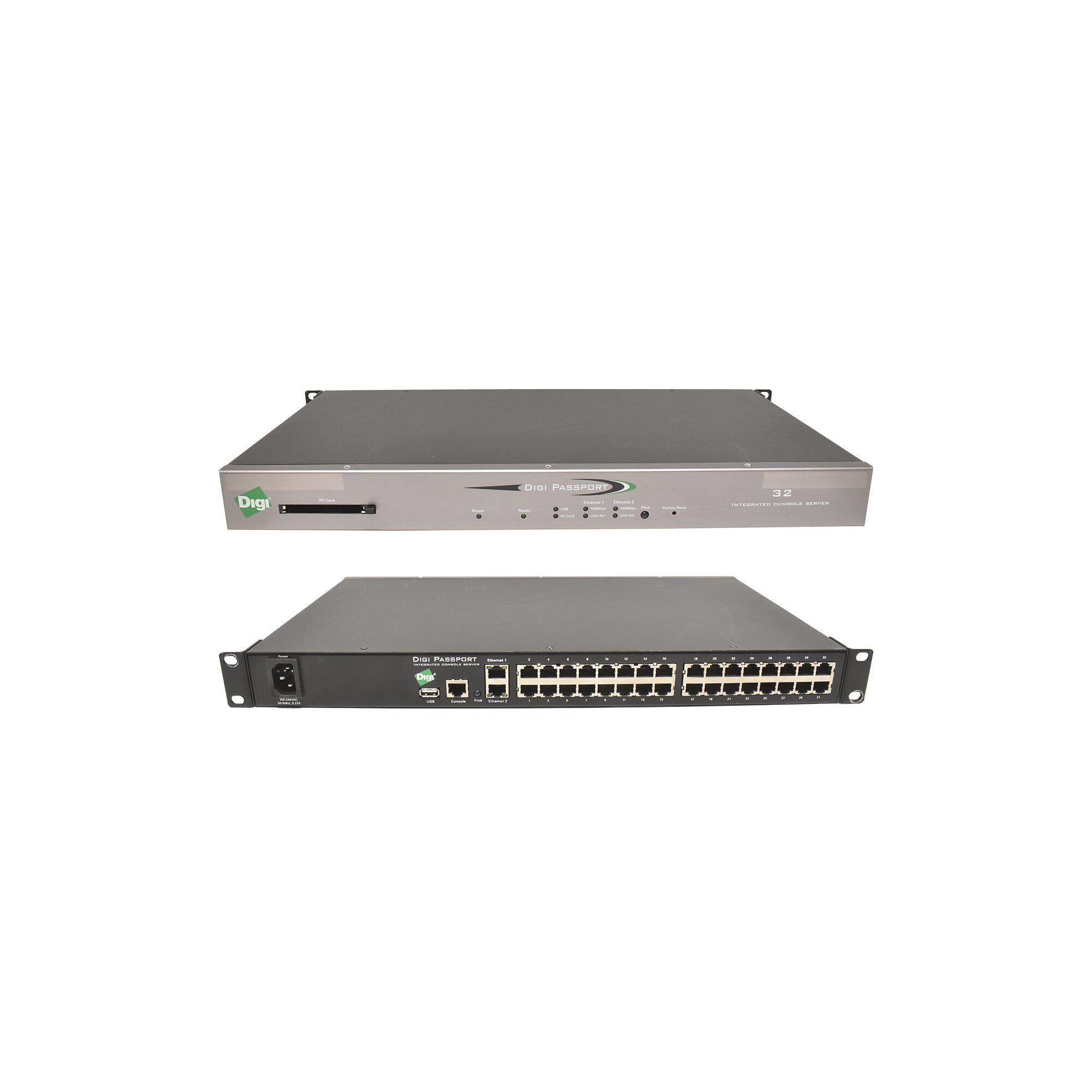 Digi Passport 32 Integrated Console Server 32-Ports RJ-45 100Mbits 1P ...