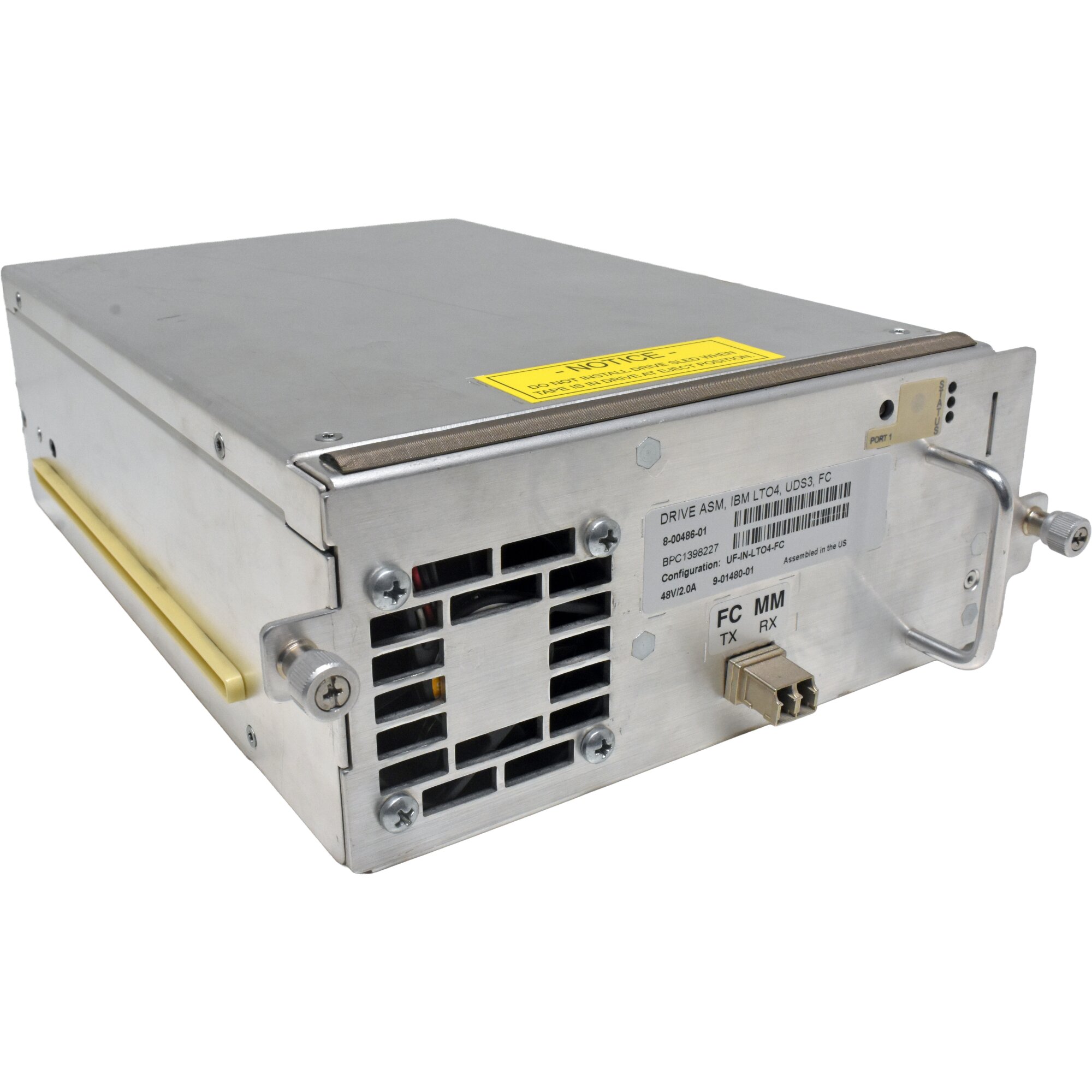 Quantum 8-00486-01 9-01480-01 DRV ASM IBM LTO-4 UDS3 FC 4G Tape Drive ...
